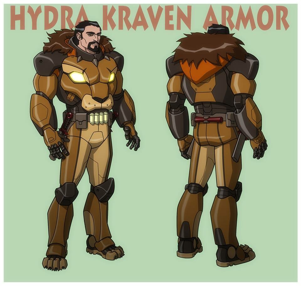 ArtStation - KRAVEN THE HUNTER: HYDRA ARMOR!