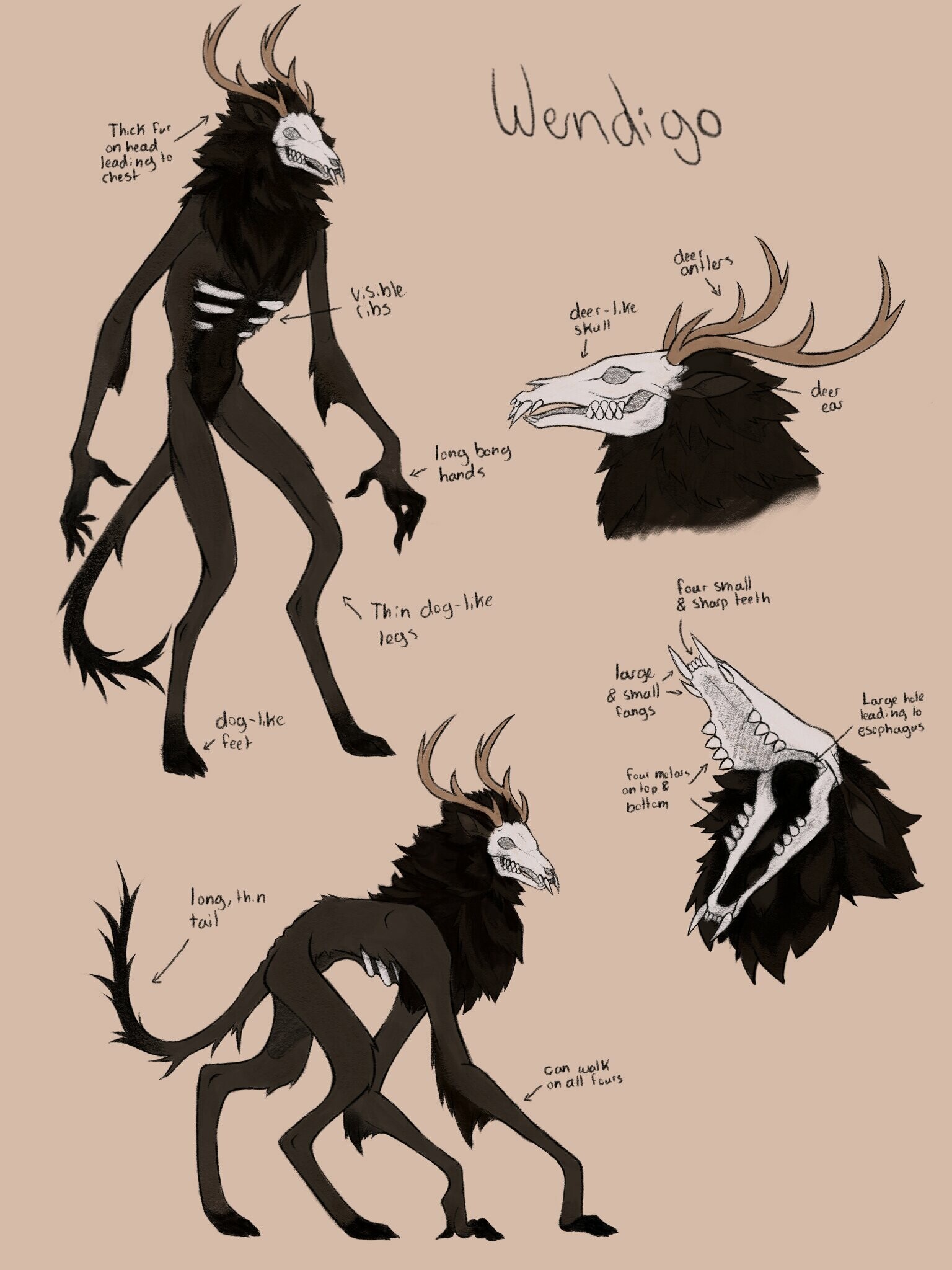 Maddie Williams Wendigo Sculpt
