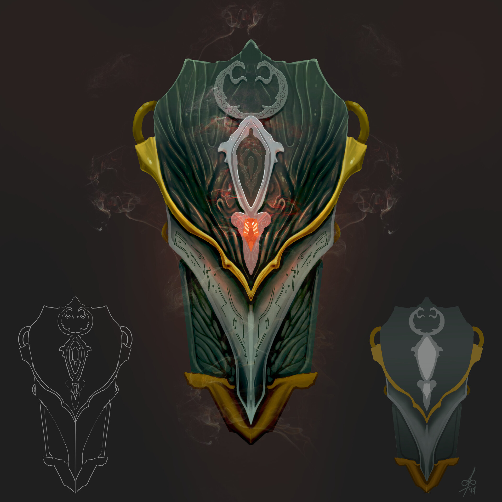 ArtStation - Druid Shield