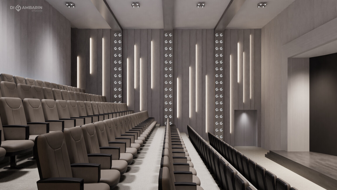 Digambarin Studio - Interior Design for Auditorium Space