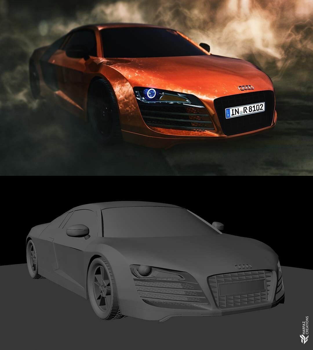 ArtStation - 3d car modelling and texturing