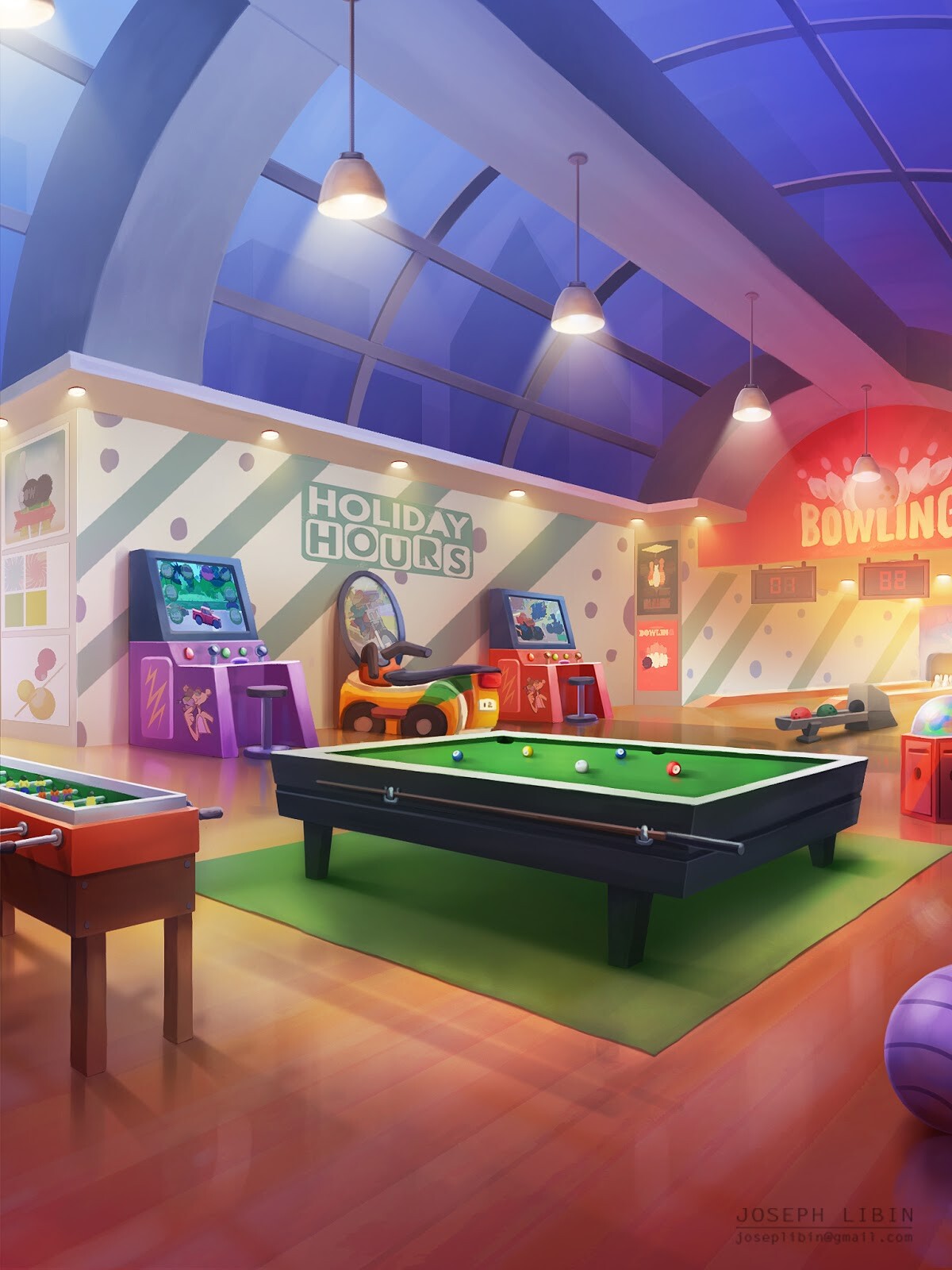 ArtStation - gaming station_Concept art