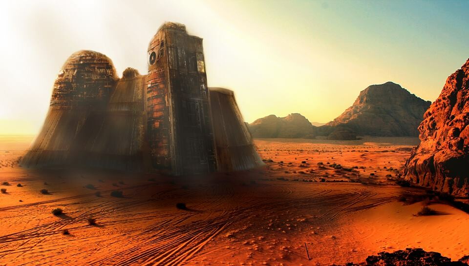 ArtStation - Scifi matte painting