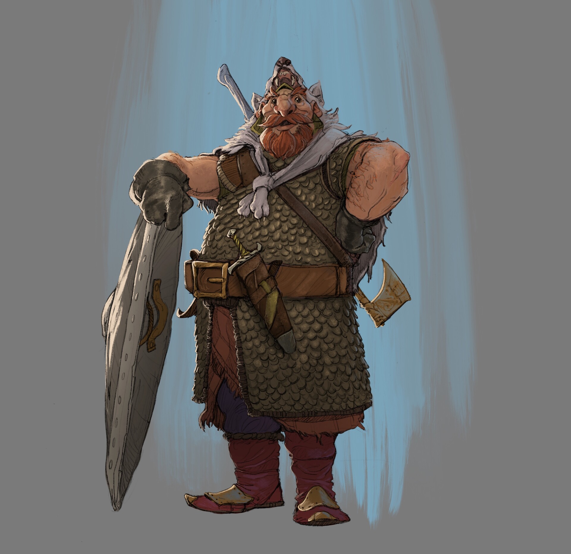 ArtStation - Dwarf Warrior