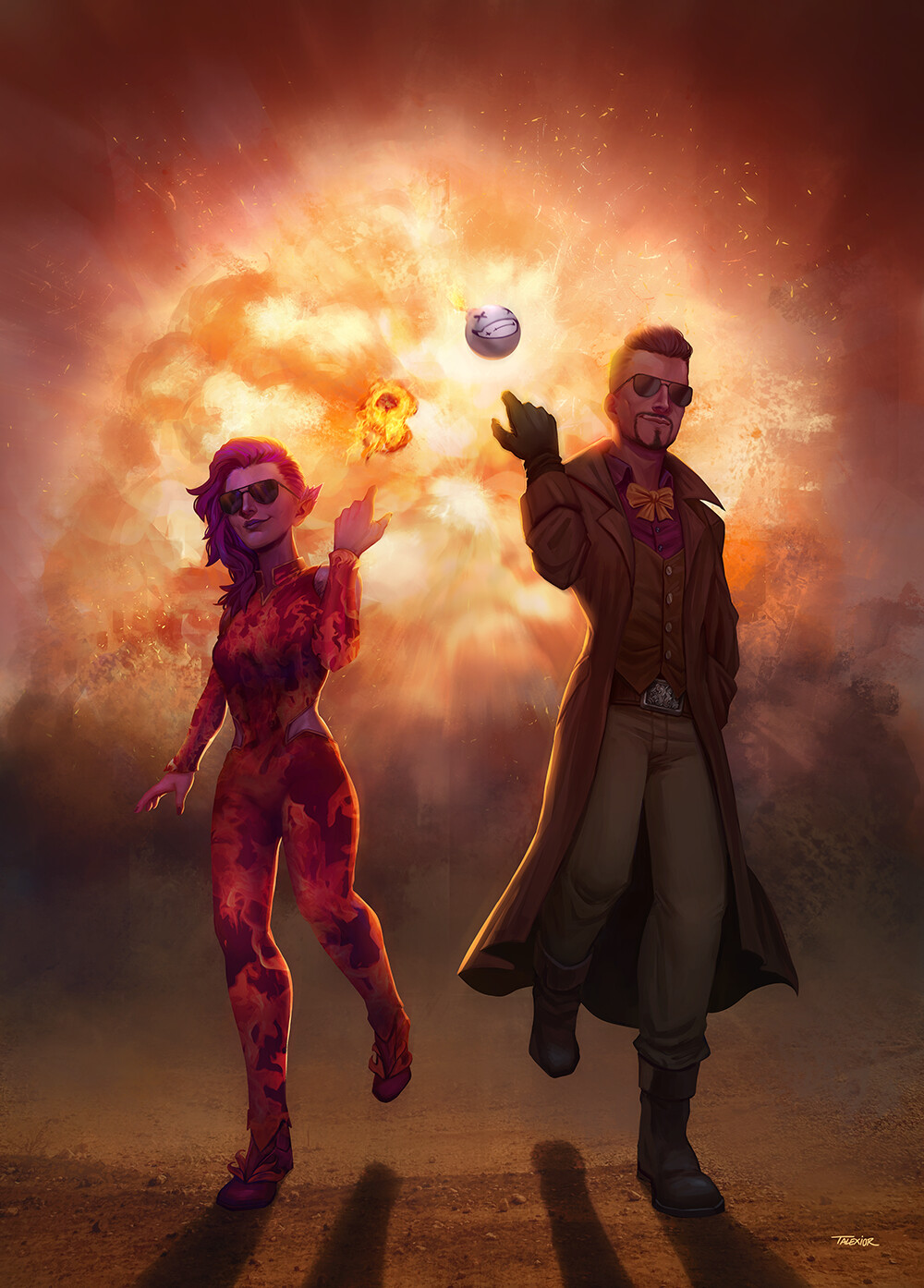 ArtStation - Cool Guys Don't Look At Explosions