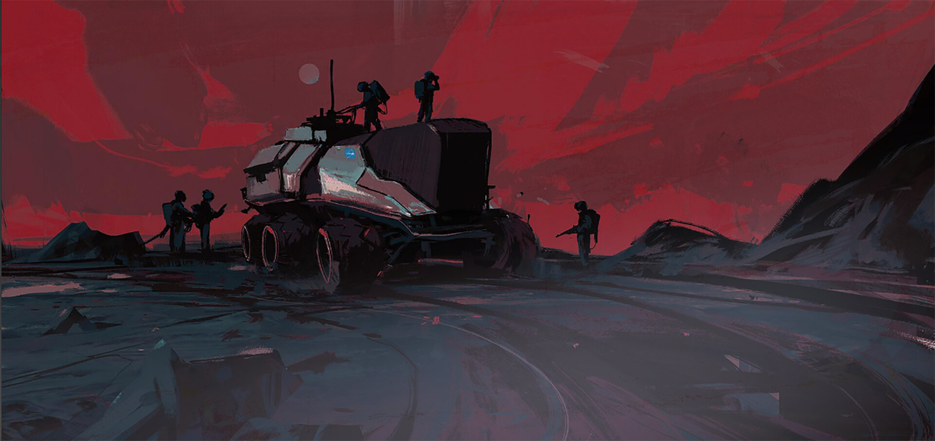 ArtStation - Mars concept rover