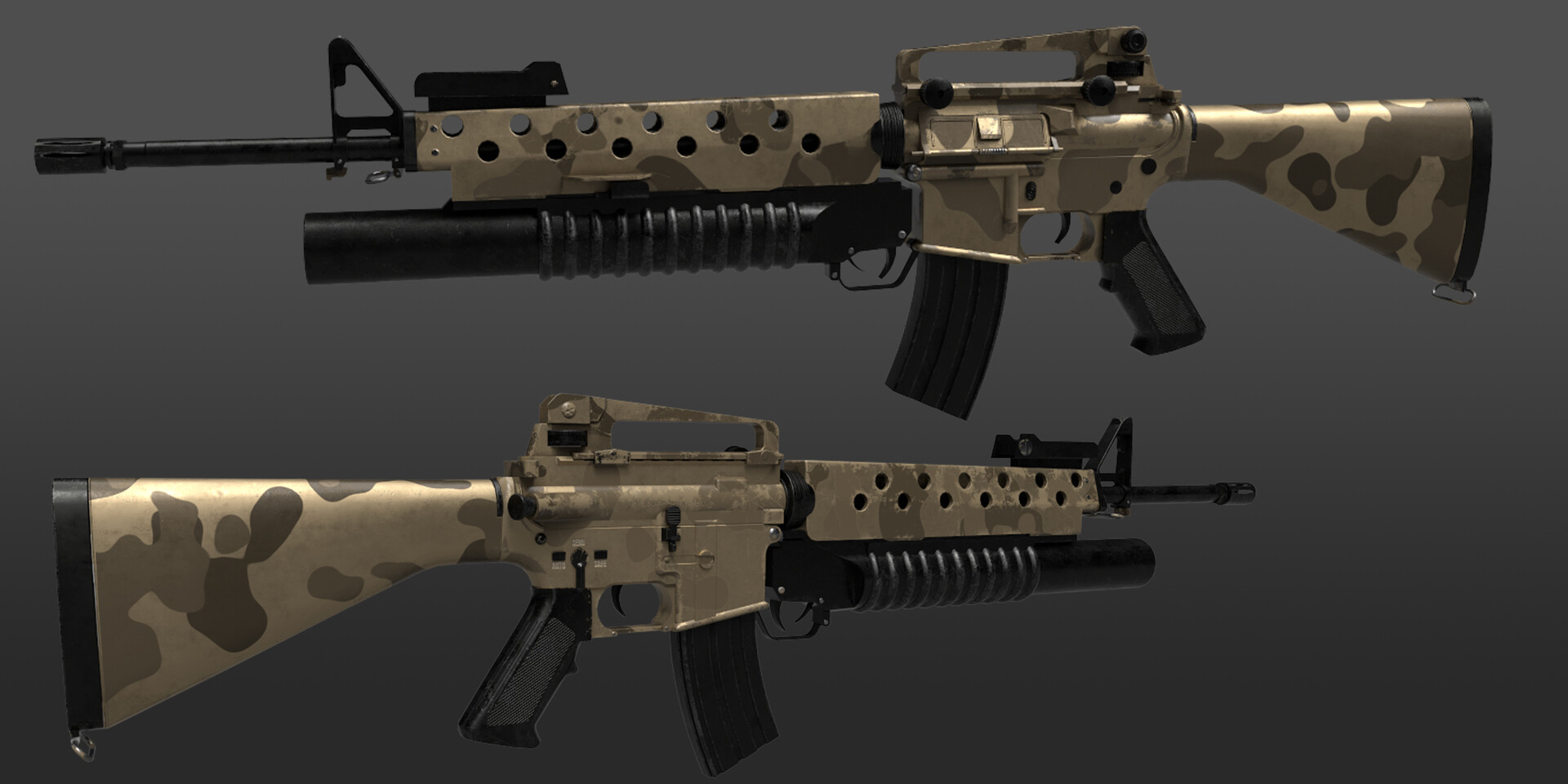 ArtStation - M16 A2