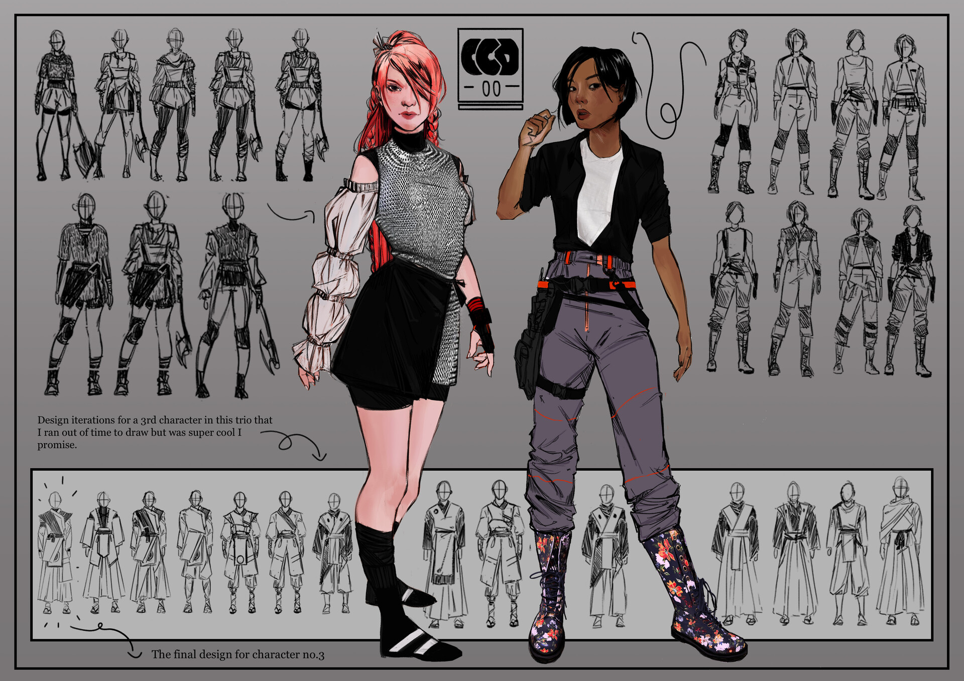 ArtStation - Character designs for original IP Idyll