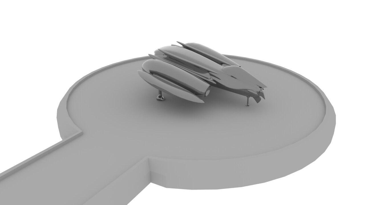 ArtStation - Interactive Starwars Collaboration - Utapau Landing Platform