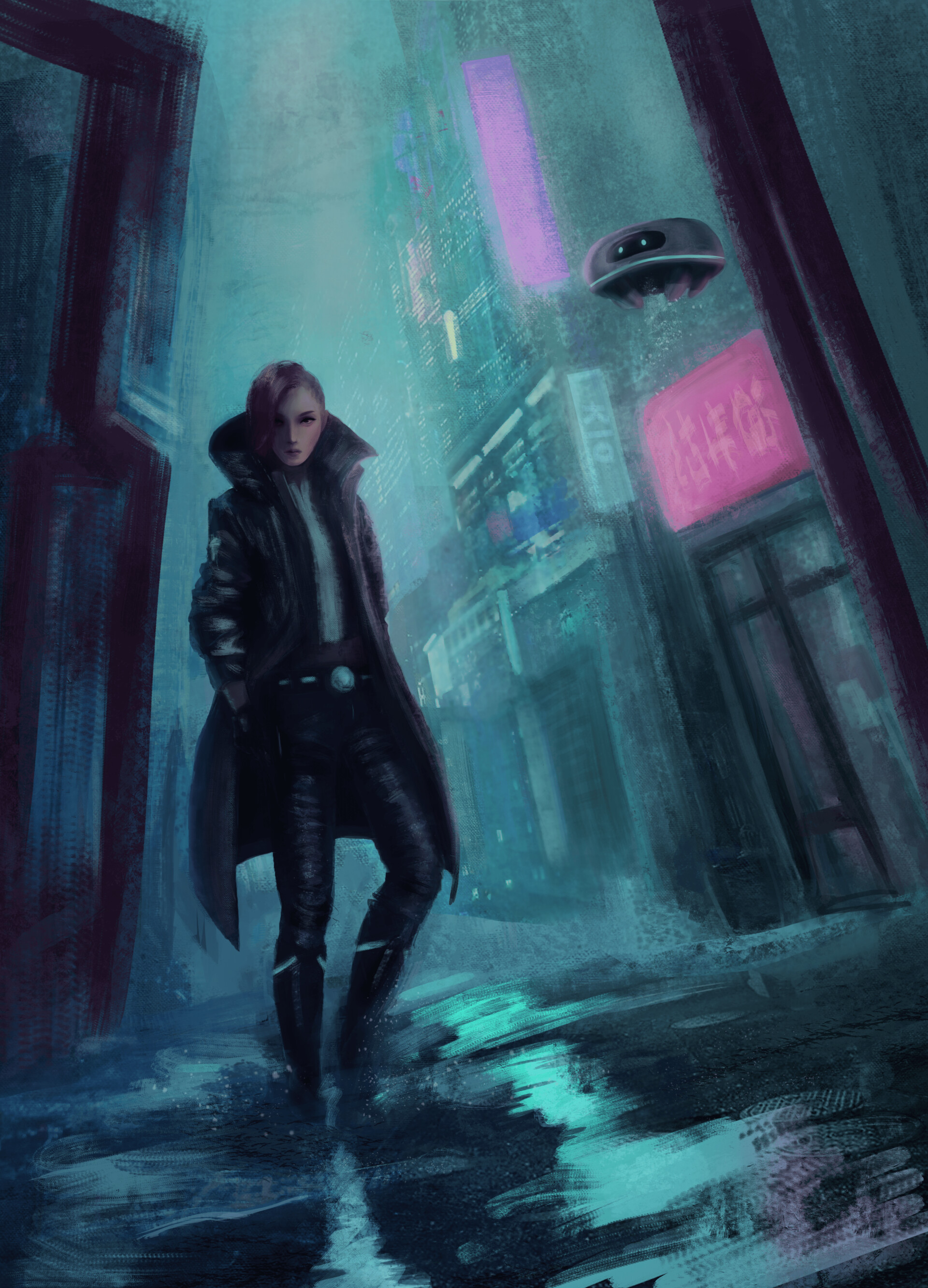 ArtStation - cyberpunk vibe
