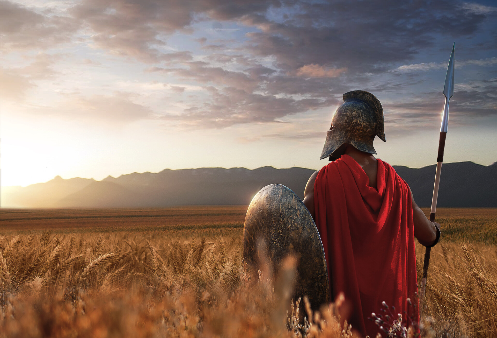 ArtStation - Spartan Sunset