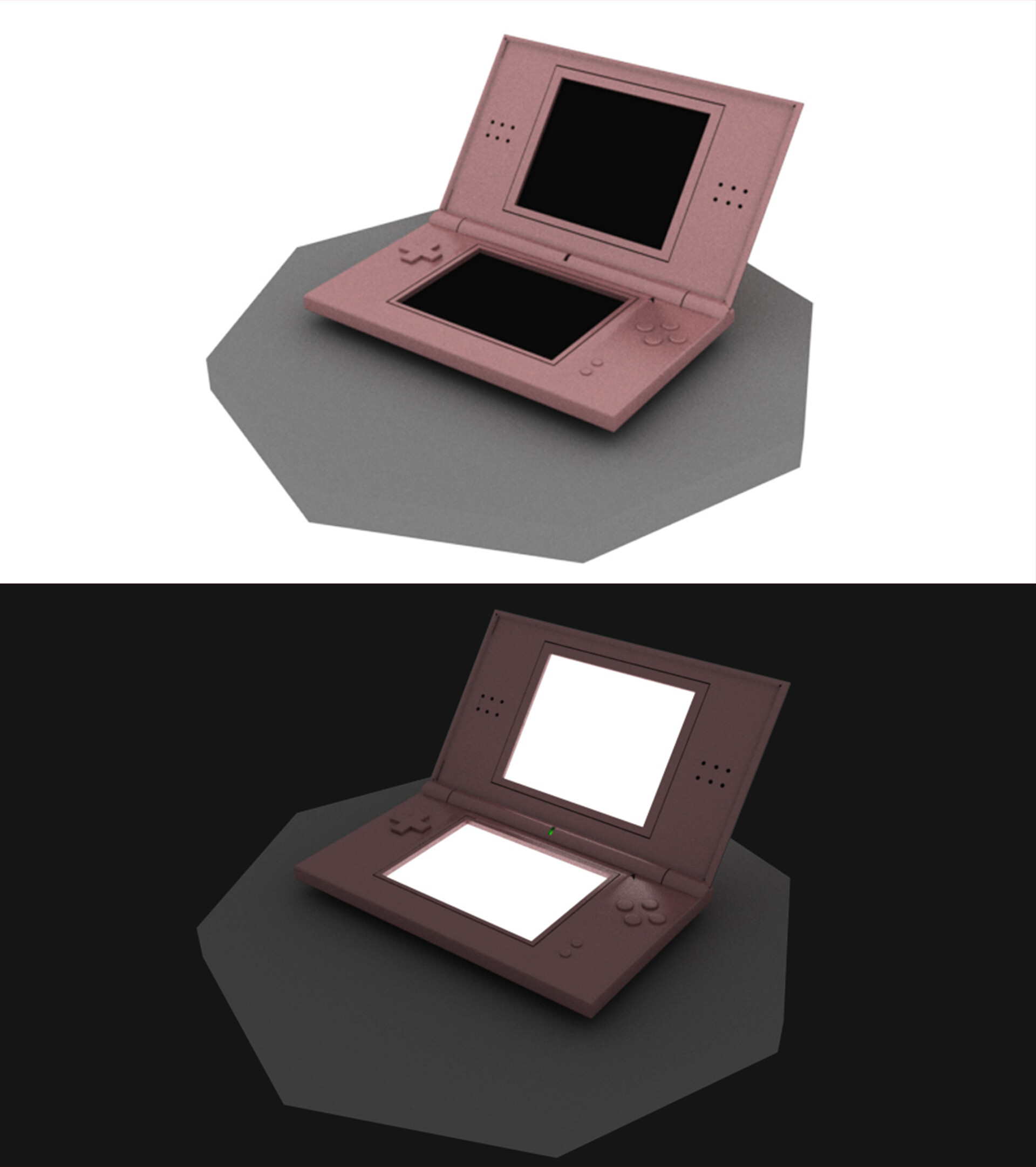 ArtStation - Nintendo DS Lite 3D Model