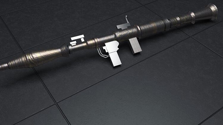 ArtStation - A stainless rpg weapon