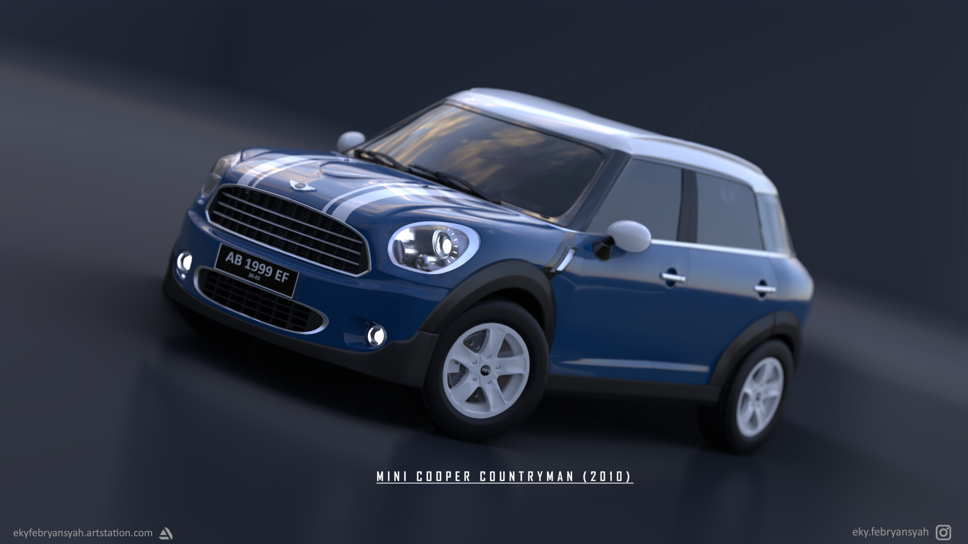 ArtStation - Mini Cooper Countryman 2010