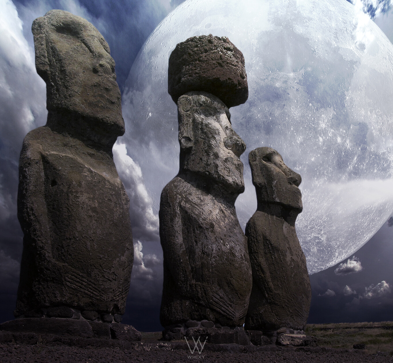 ArtStation - Easter Men Photo Edit - Hombres de Pascua Edición de Foto