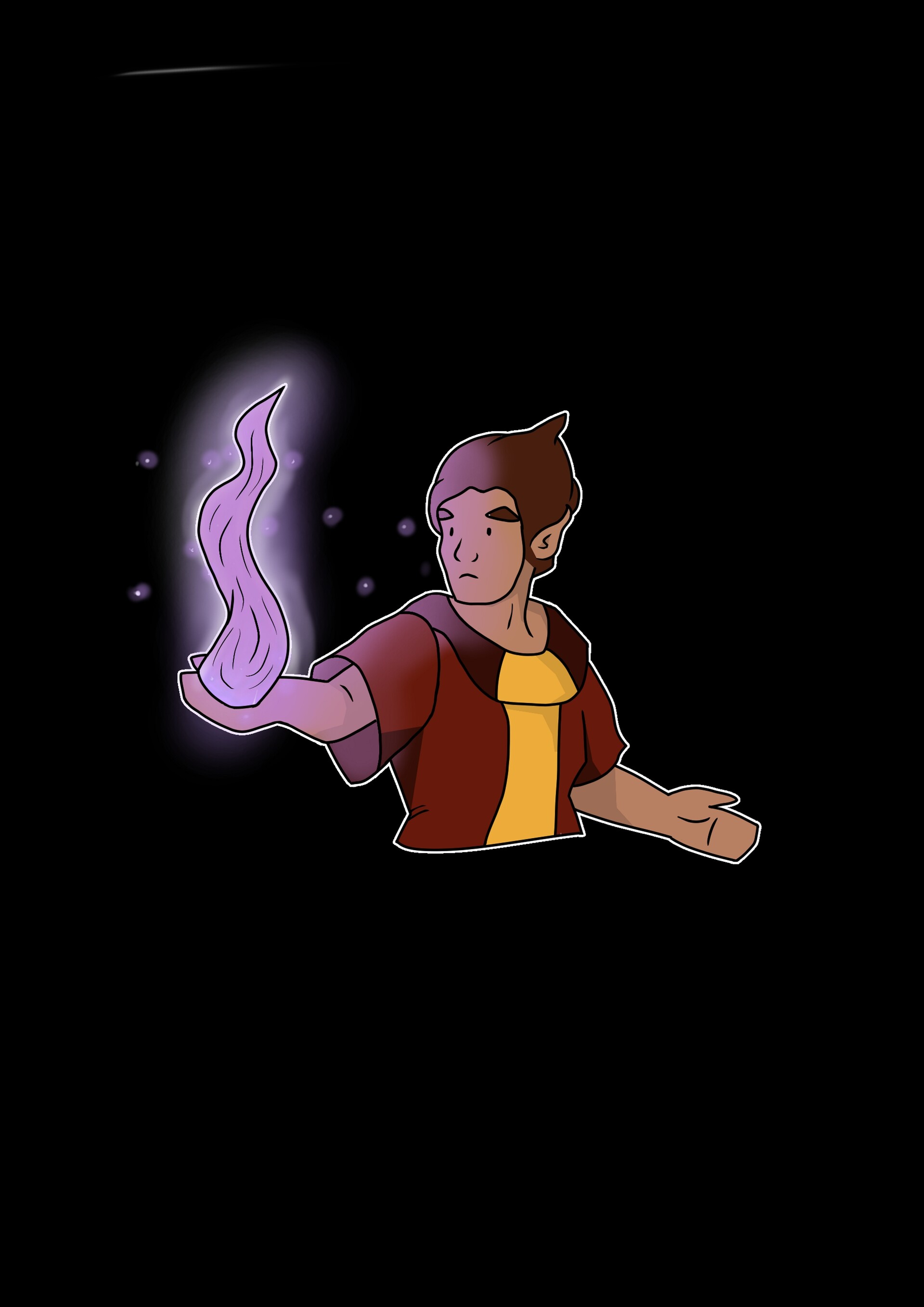 ArtStation - Fire Genasi Wizard