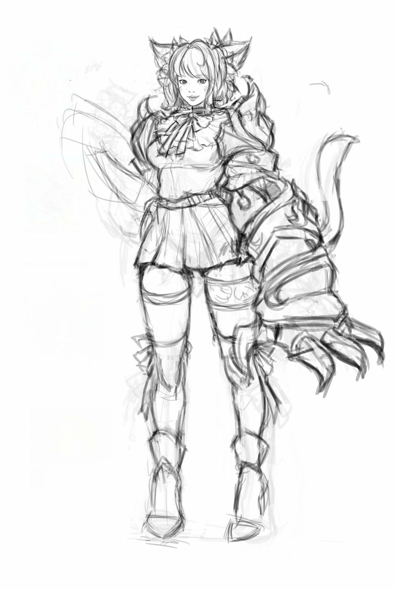 ArtStation - Rough drawing, yeji song