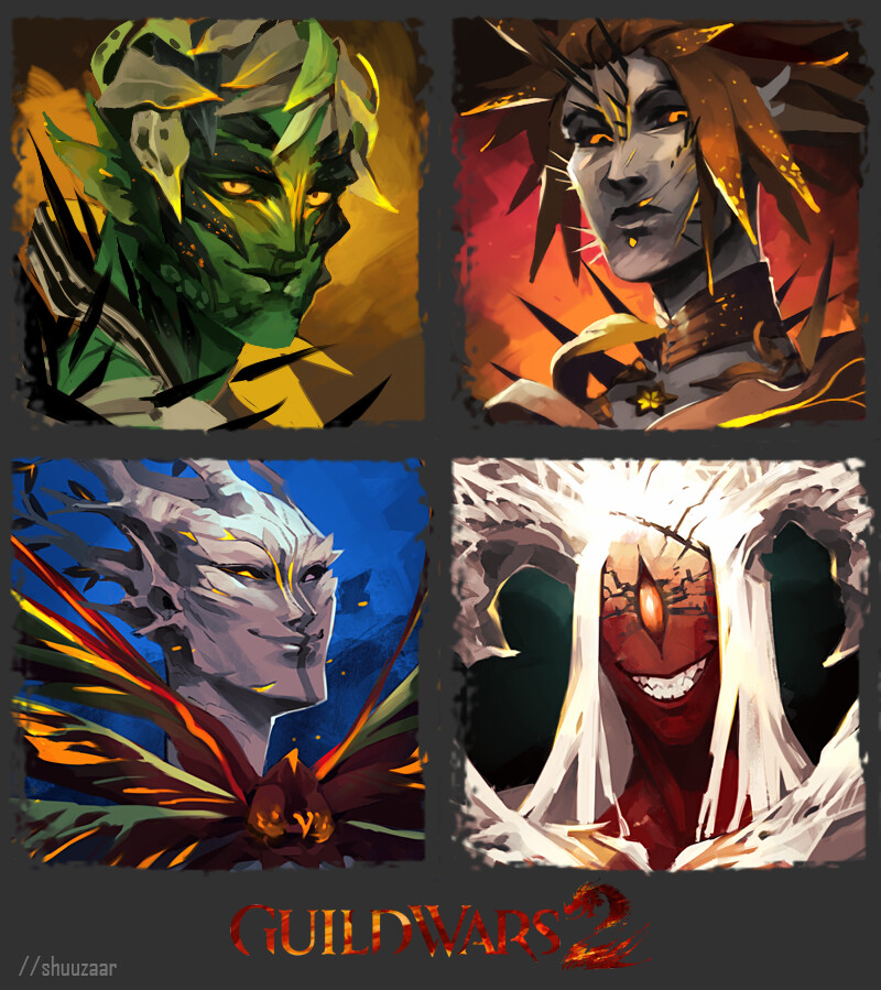 ArtStation - Guild Wars 2 - Avatars