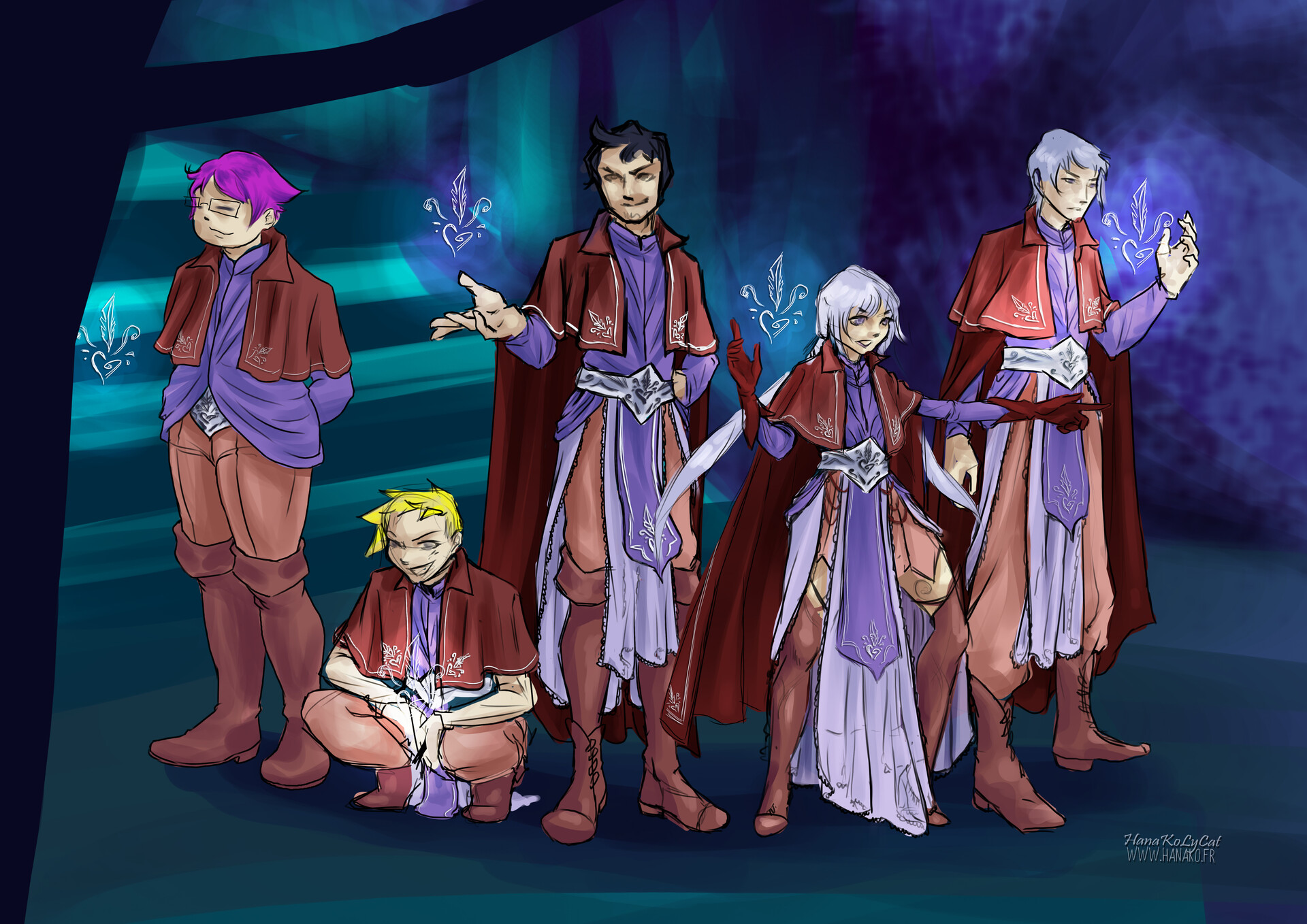 ArtStation - Magic team play