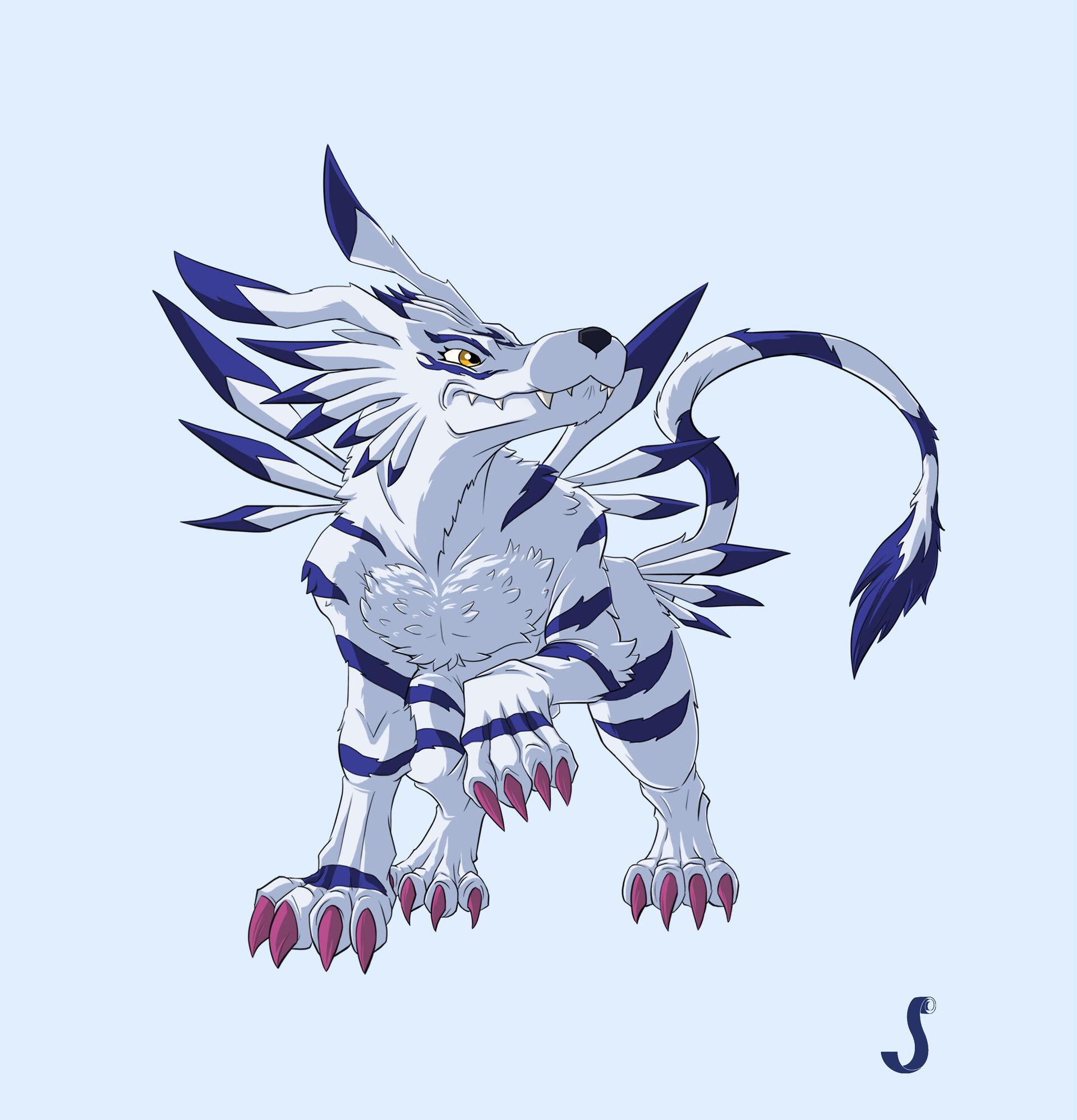 Johann Dakitsch - Digimon - Garurumon Family