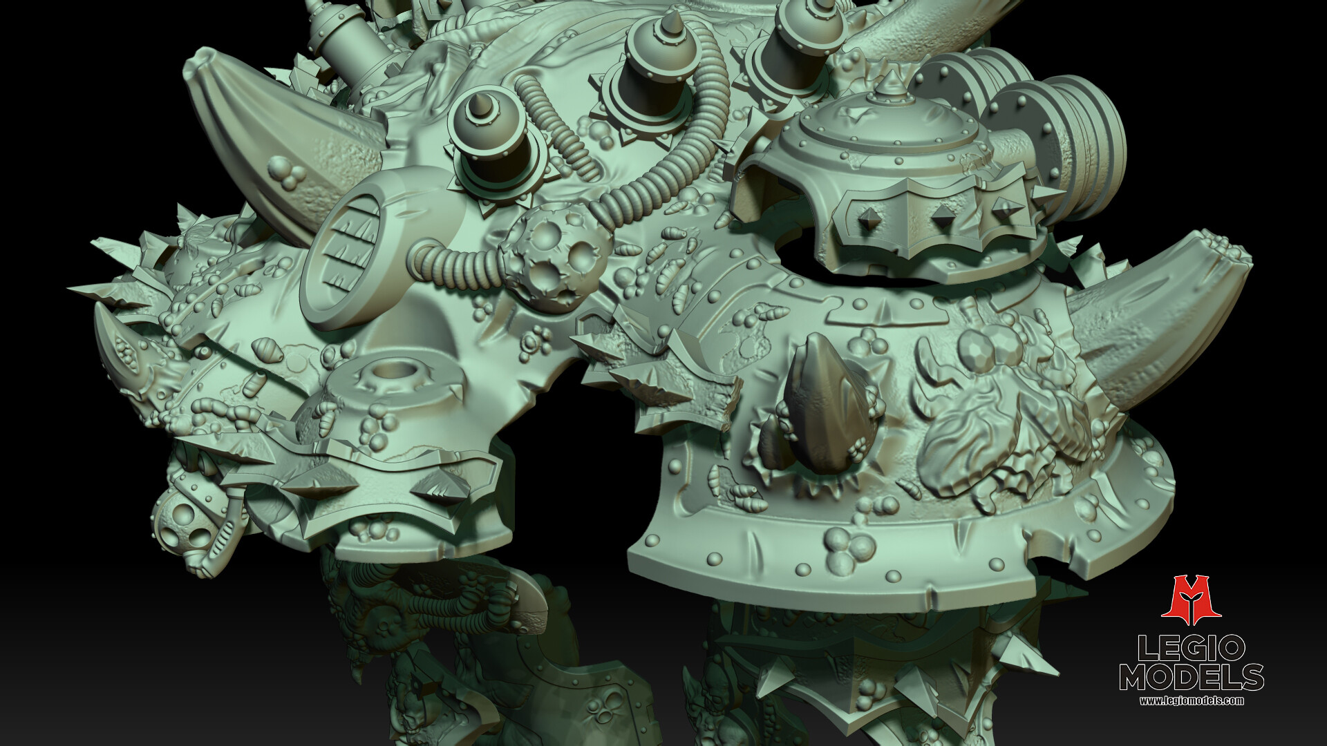 Vladislav Trofimovskiy - Warhammer 40k Nurgle Themed Dominus class ...