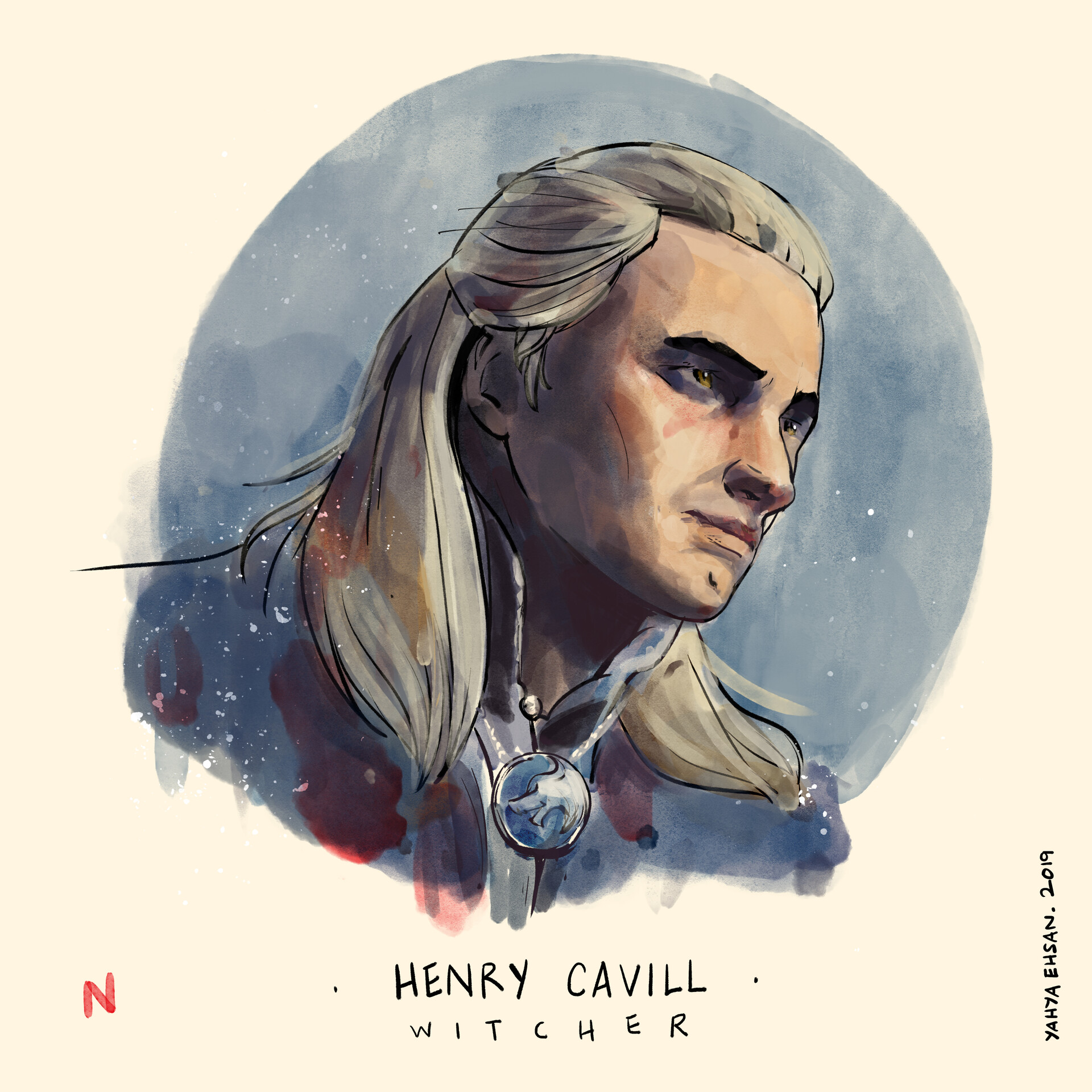 ArtStation - Henry Cavill as the Witcher