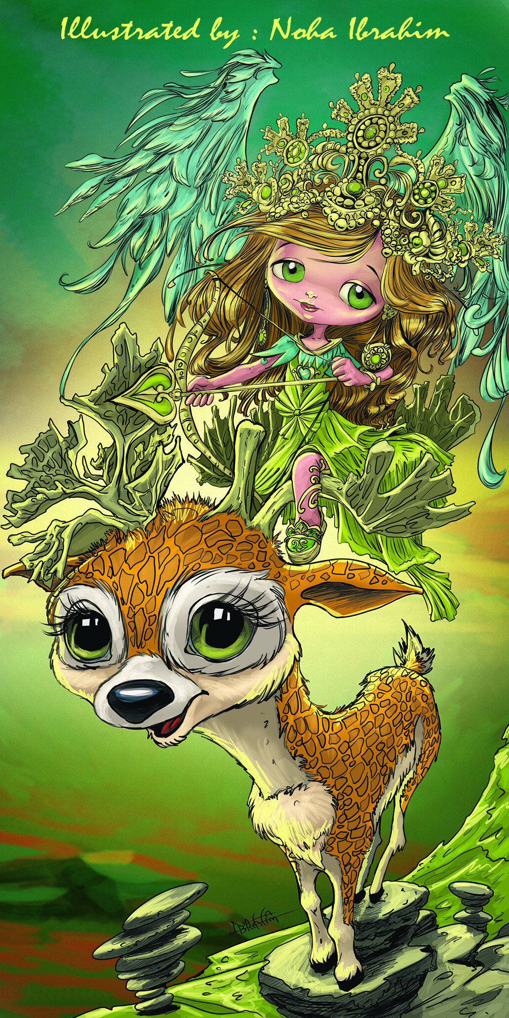 ArtStation - NATURE LITTLE PRINCESS