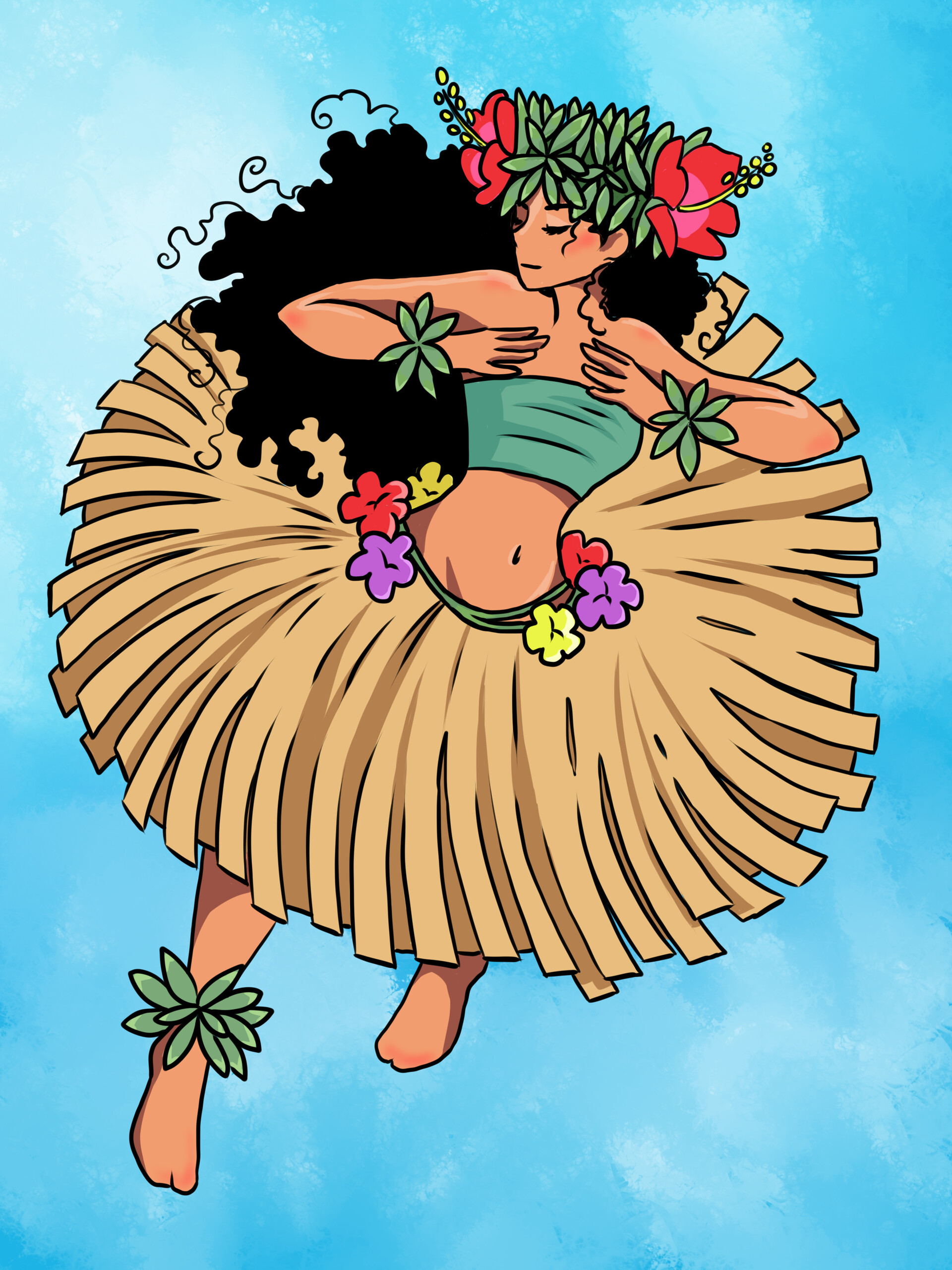 ArtStation - Hula dancer
