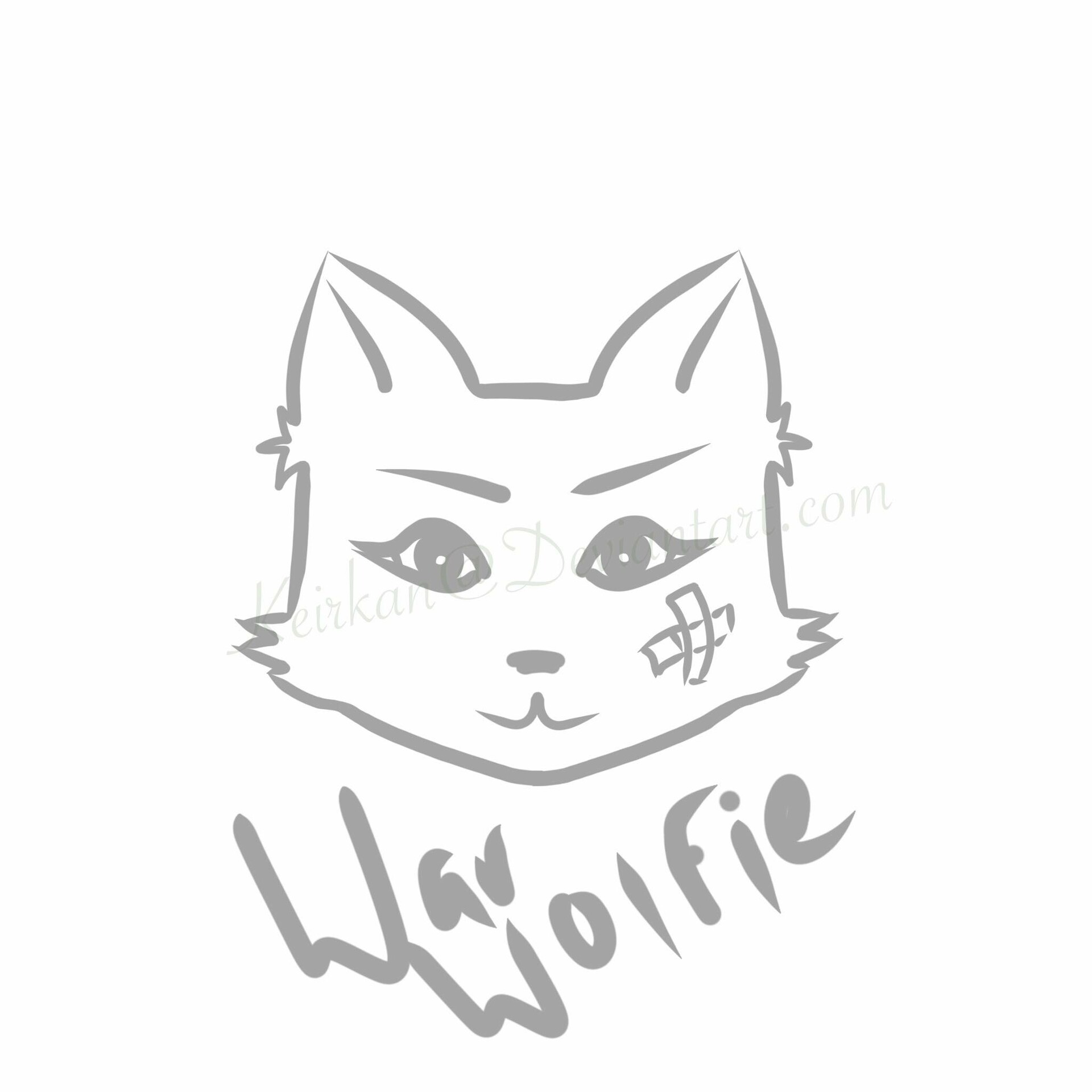ArtStation - WAR WOLFIE Logo V2