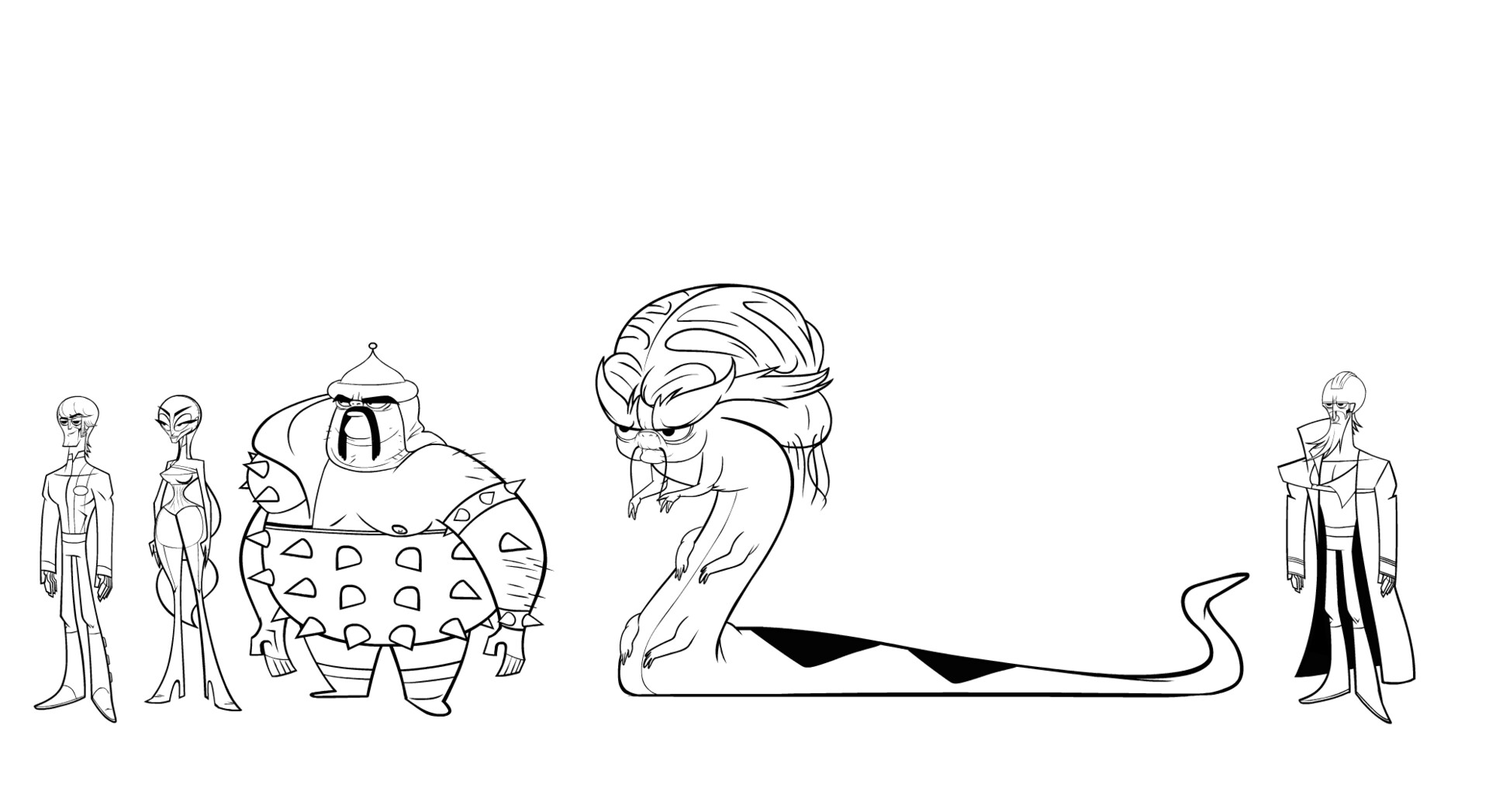 ArtStation - Bad Guy Lineup