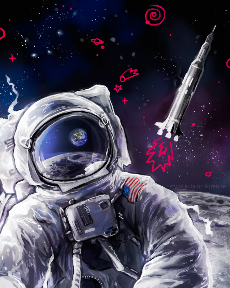 Moonman by Julia Lundgren : r/ImaginaryAstronauts
