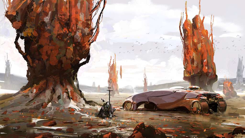 ArtStation - Red Forest