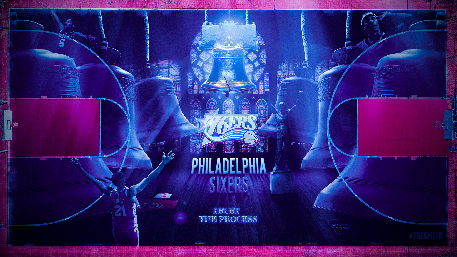 ArtStation - Philadelphia Sixers - Basketball court