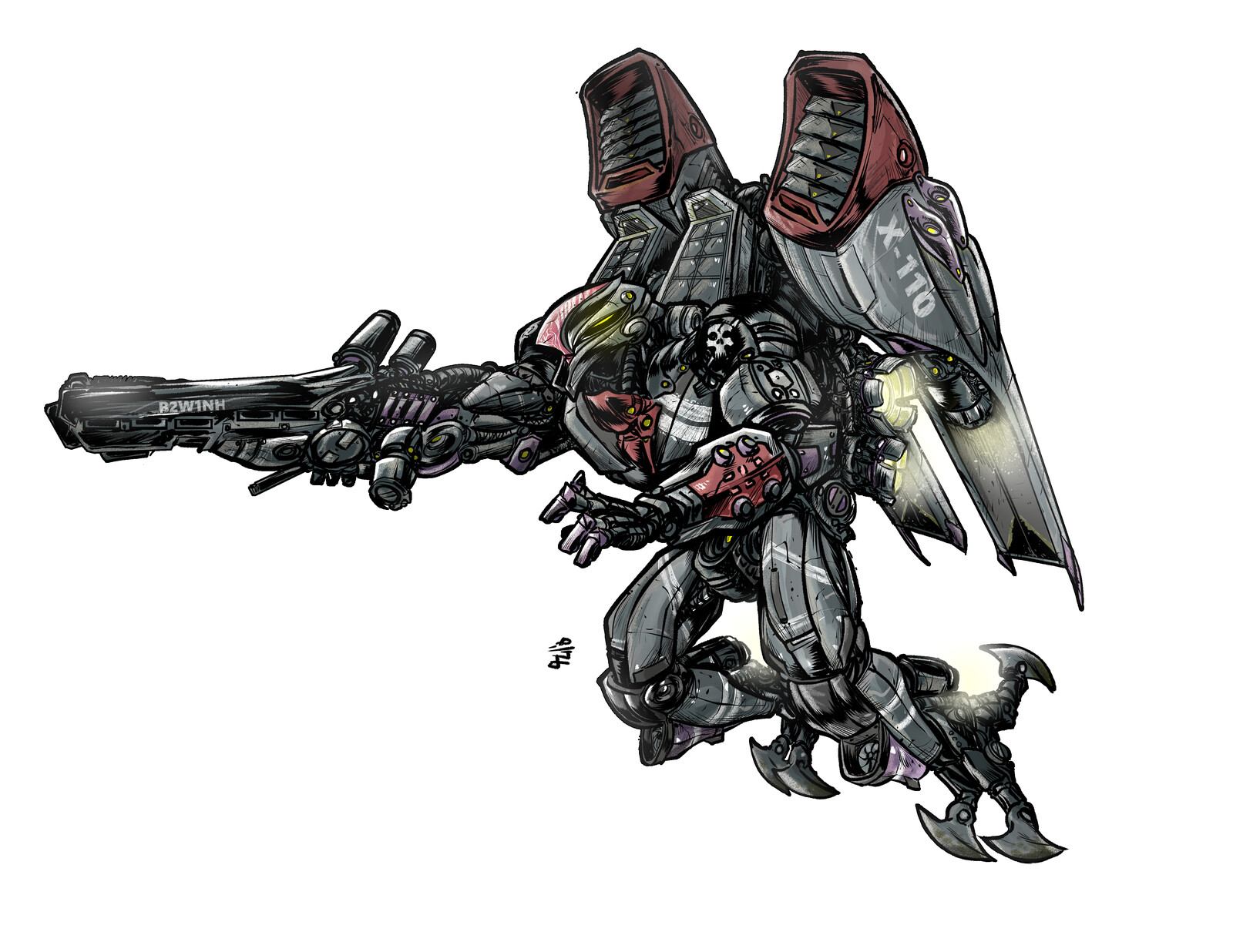 Paul Way - Giant Mecha & Monsters