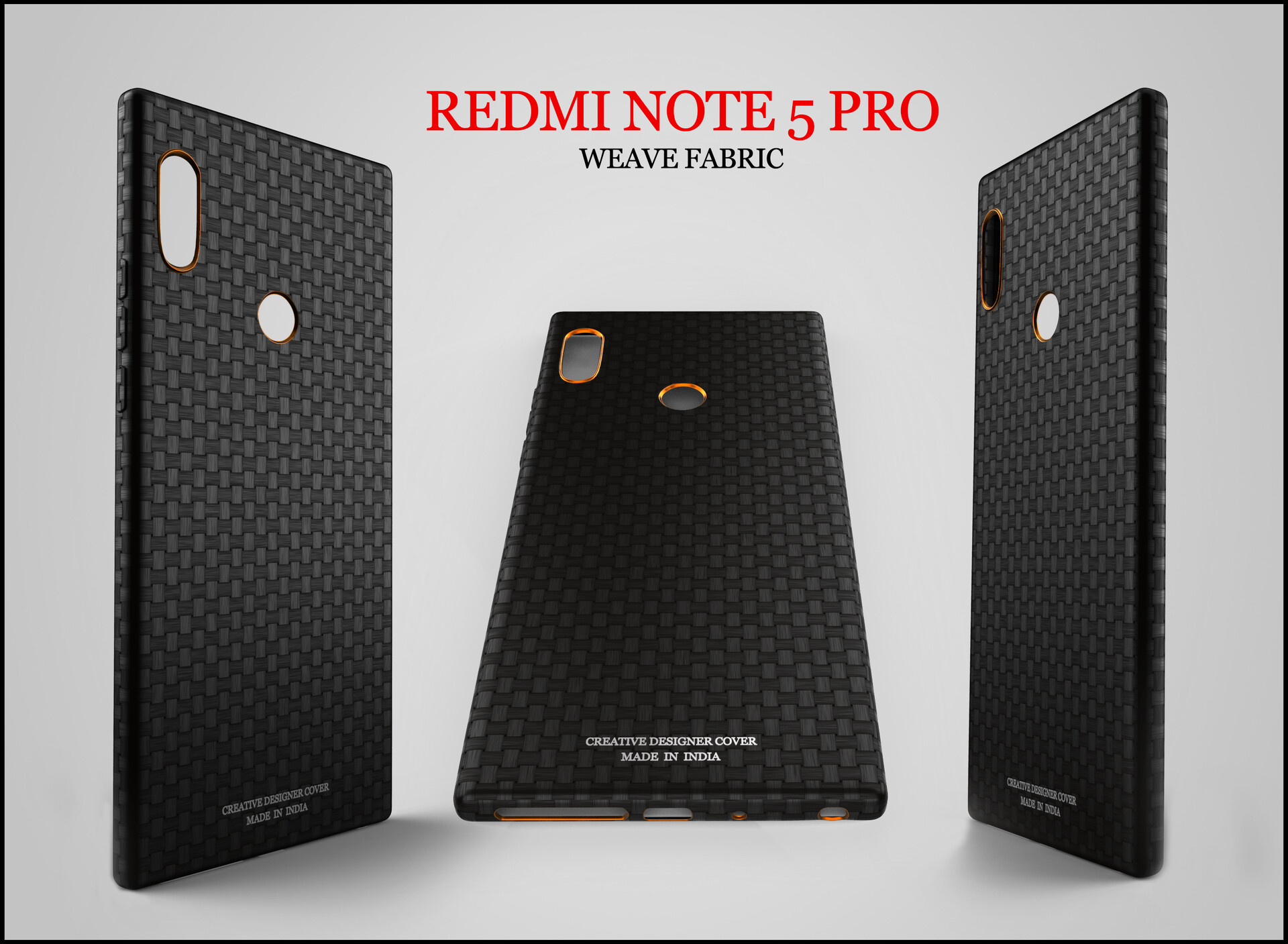 Puru Arora - Weave Fabric Mobile Cover Design (Redmi Note 5 Pro)