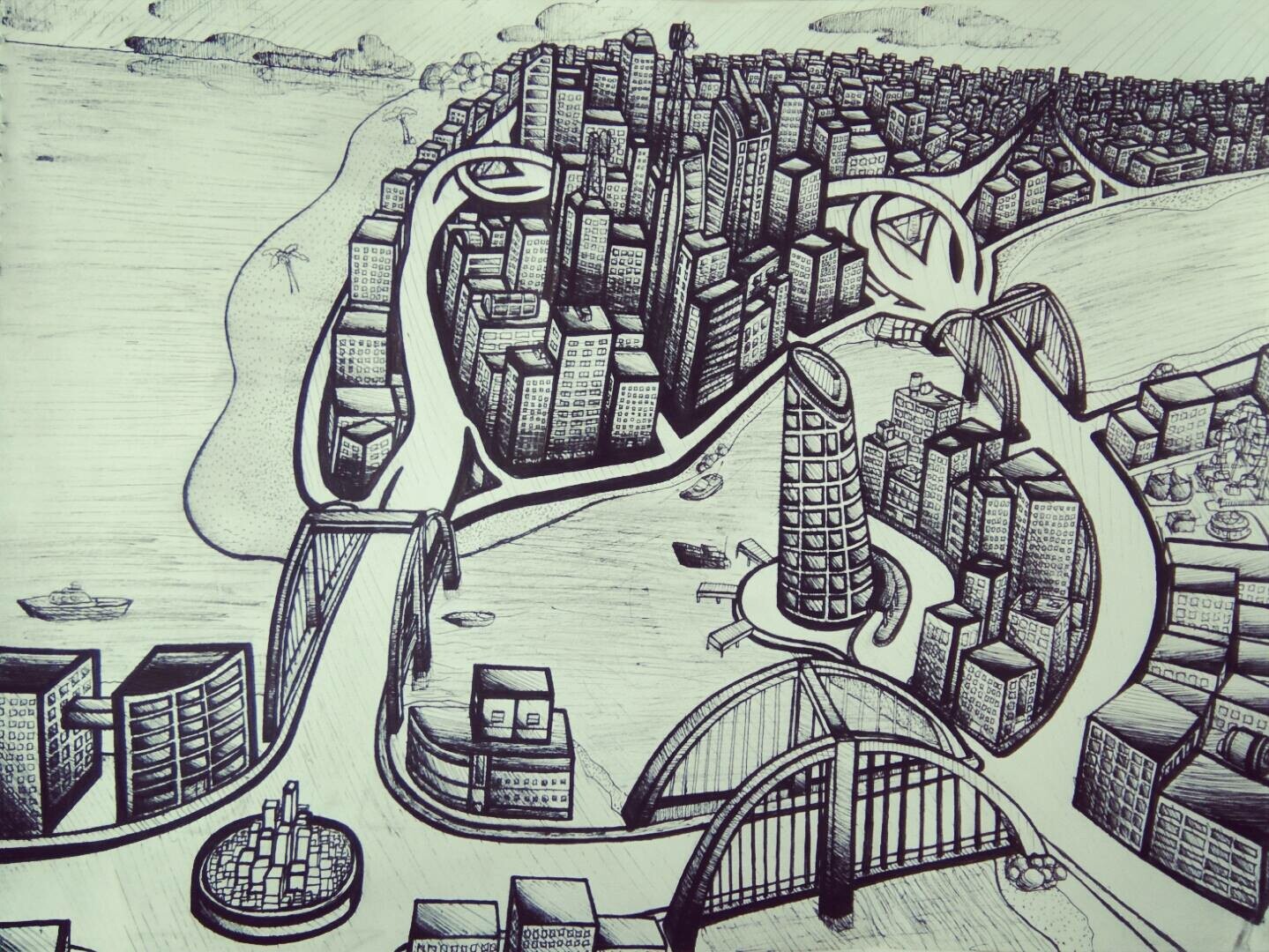 ArtStation - Freeways and Bridges