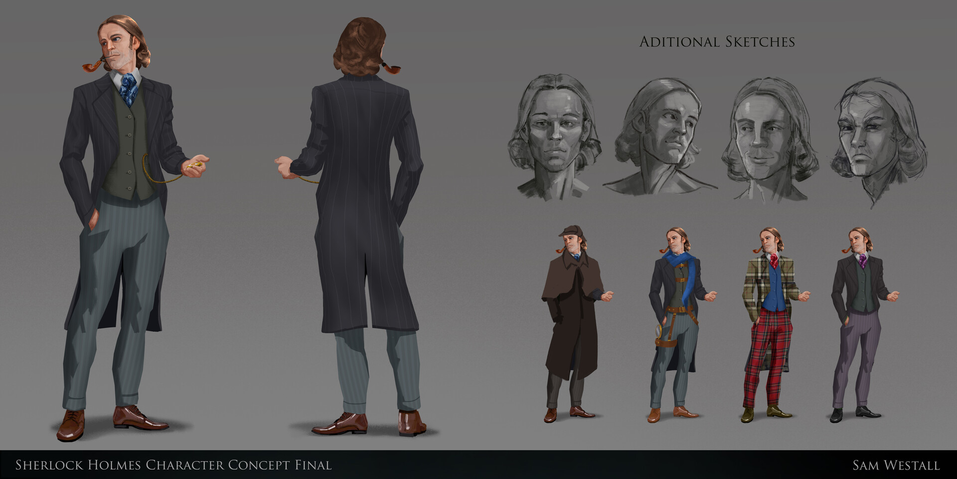 ArtStation - Sherlock Holmes Character Concept