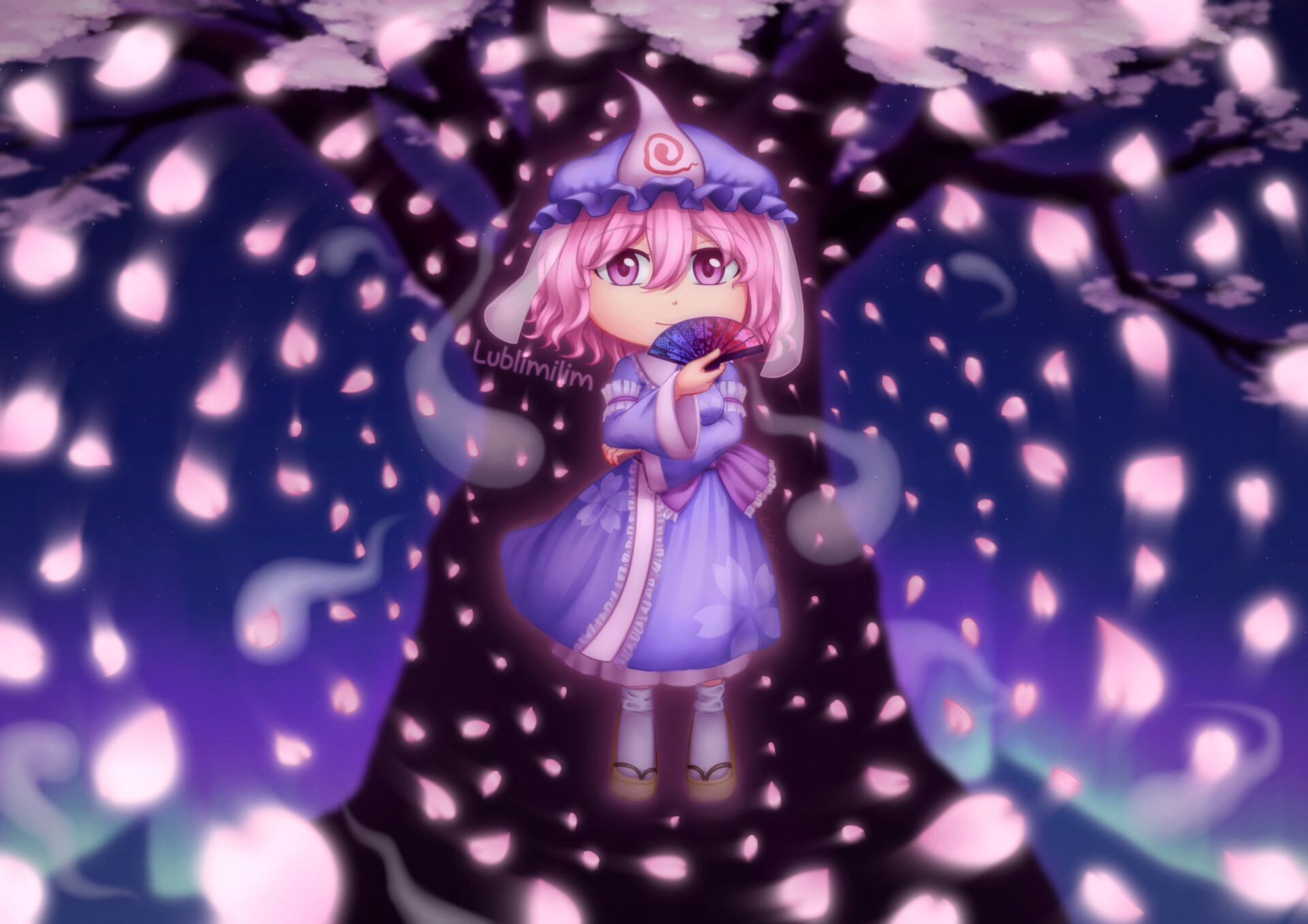 Touhou Yuyuko Chibi