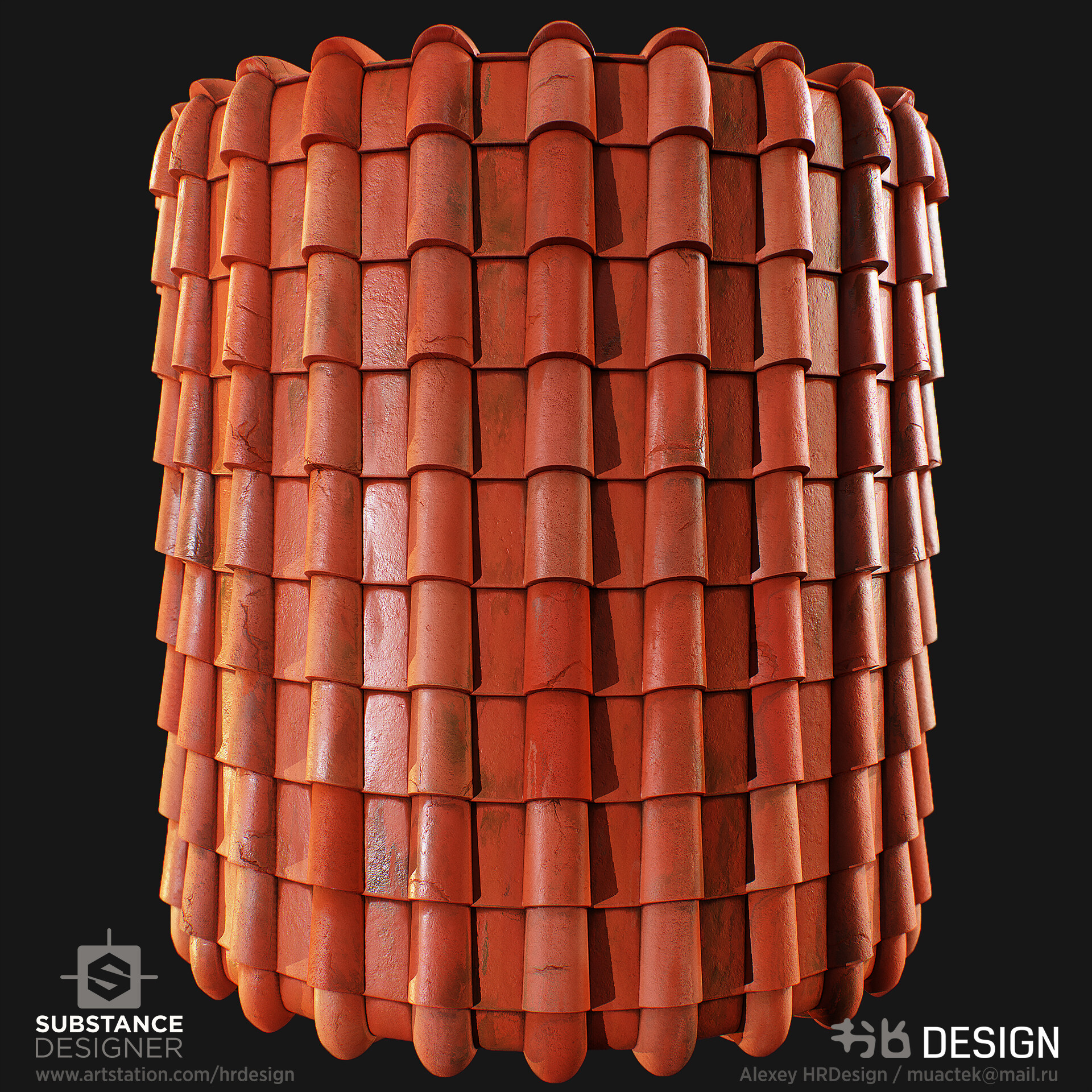 Alexey HRDesign - Fast Interlocking roof tiles (Tutorial)