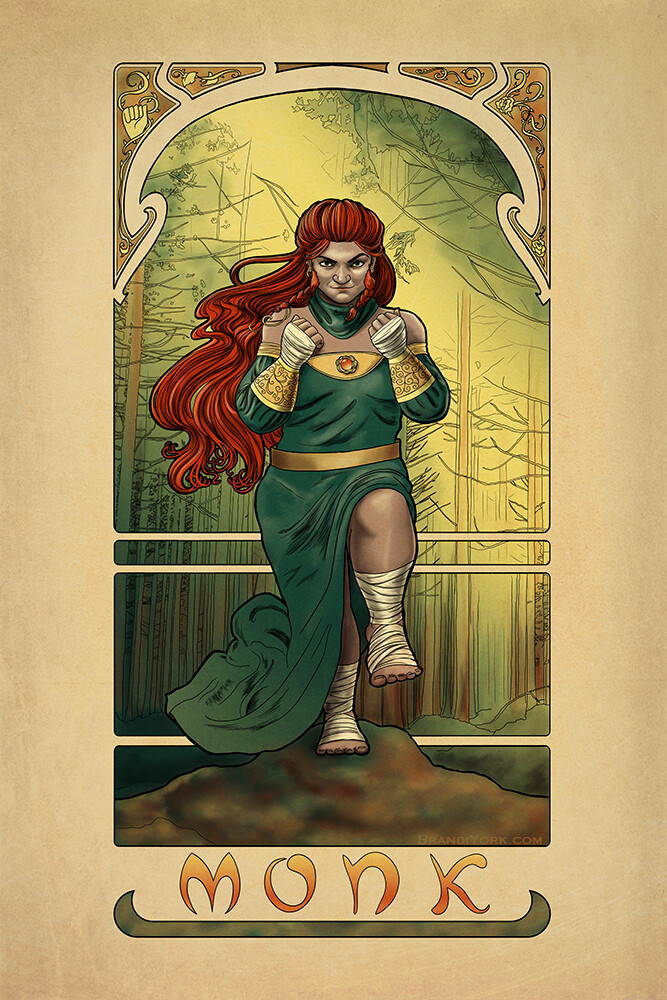 La Moine - The Monk by Brandi York : r/ImaginaryDwarves