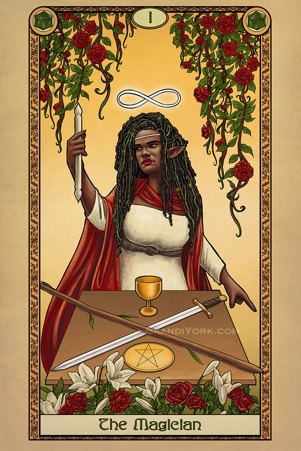 ArtStation - Tabletop Tarot - The Magician
