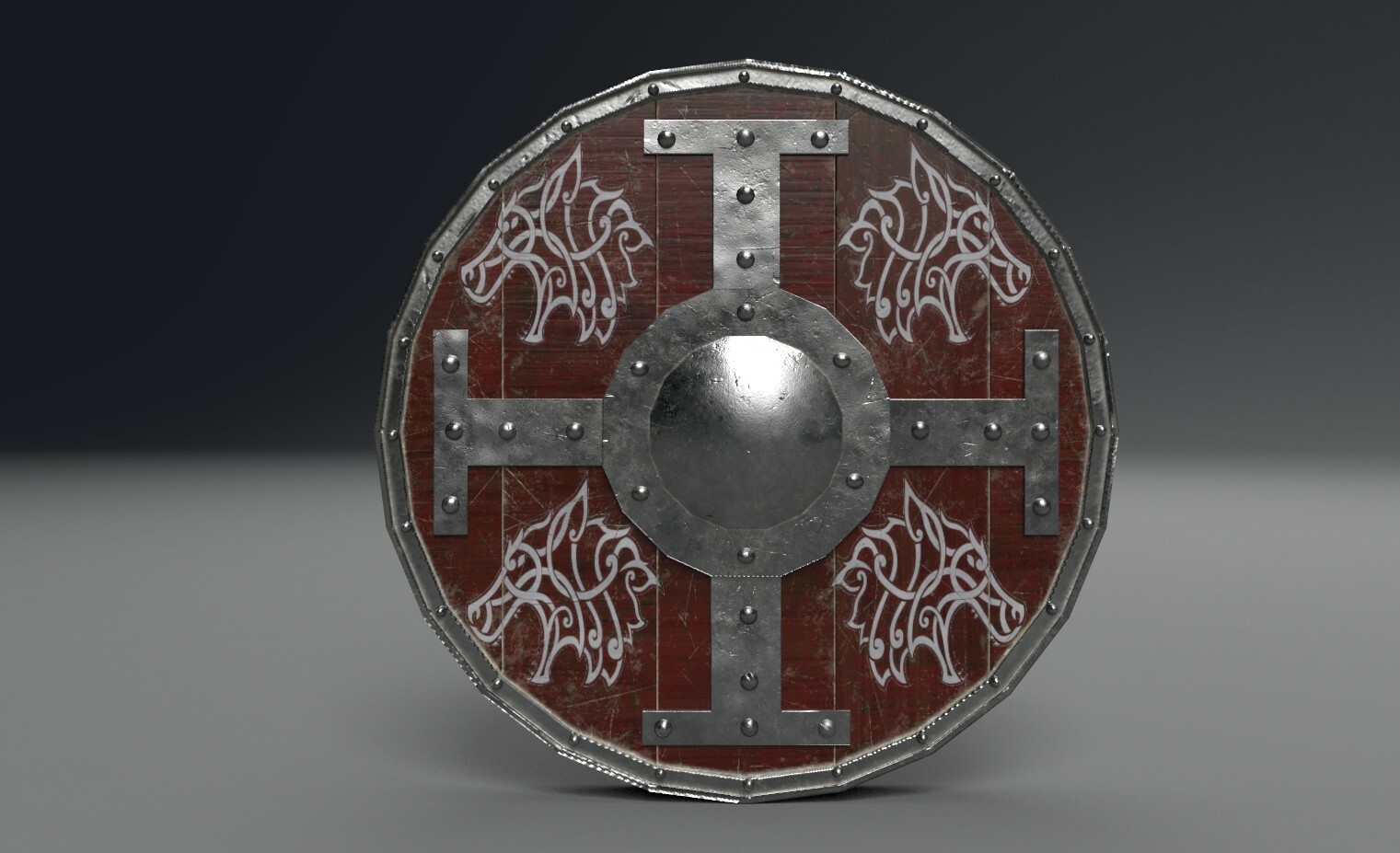 ArtStation - Wooden Round Shield