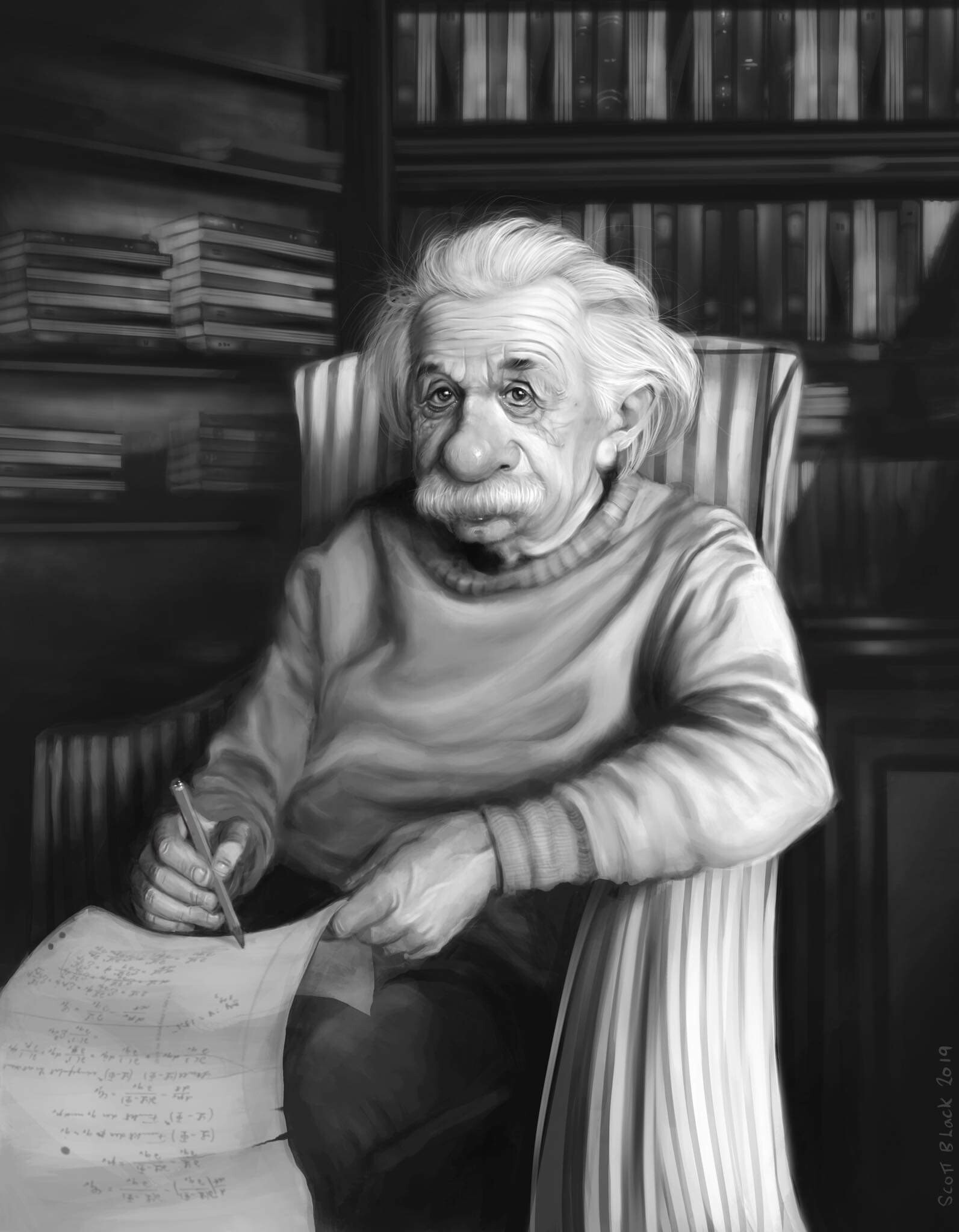 ArtStation - Albert Einstein