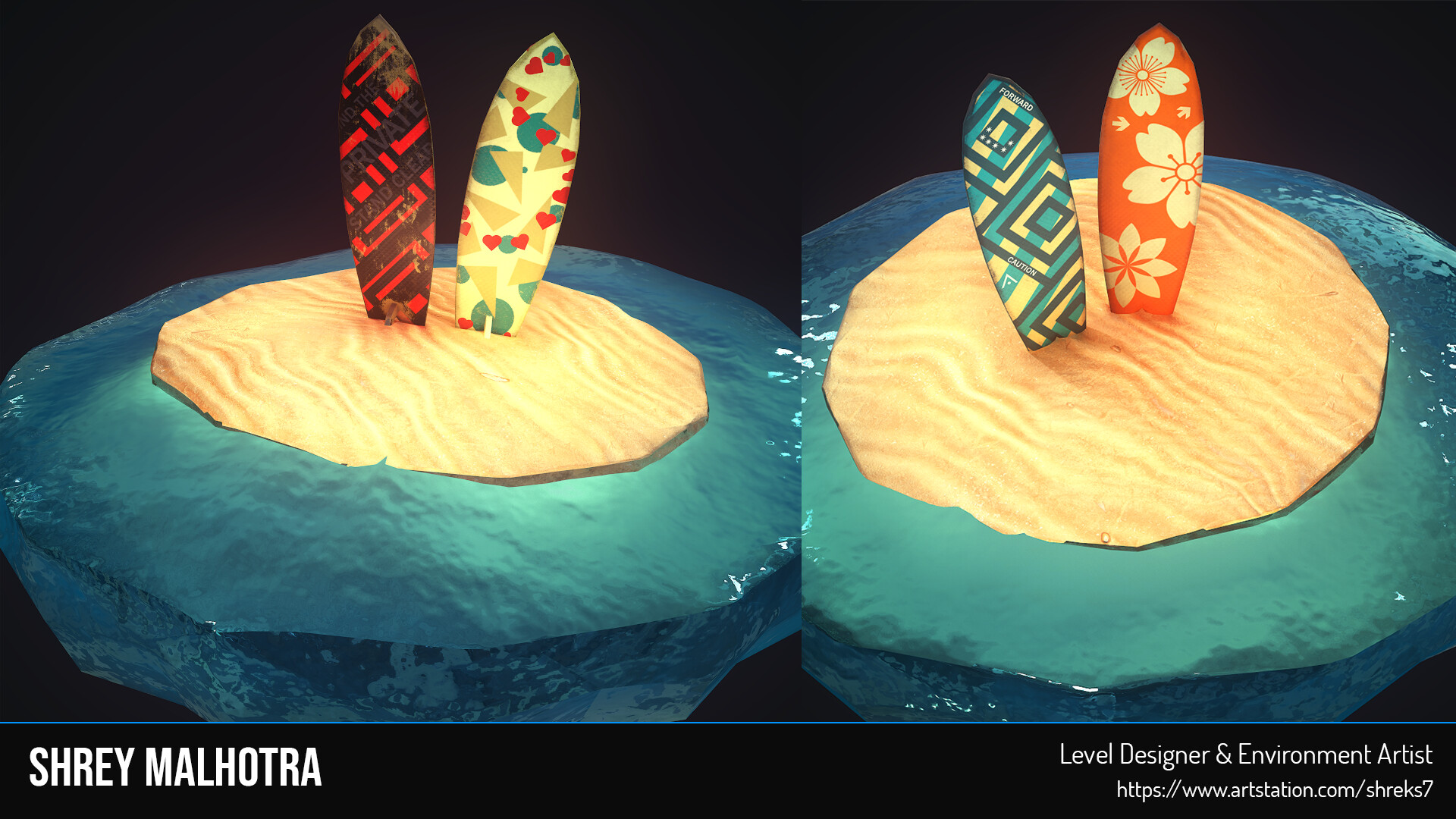 Shrey - [Prop Design] Surf Island - Props