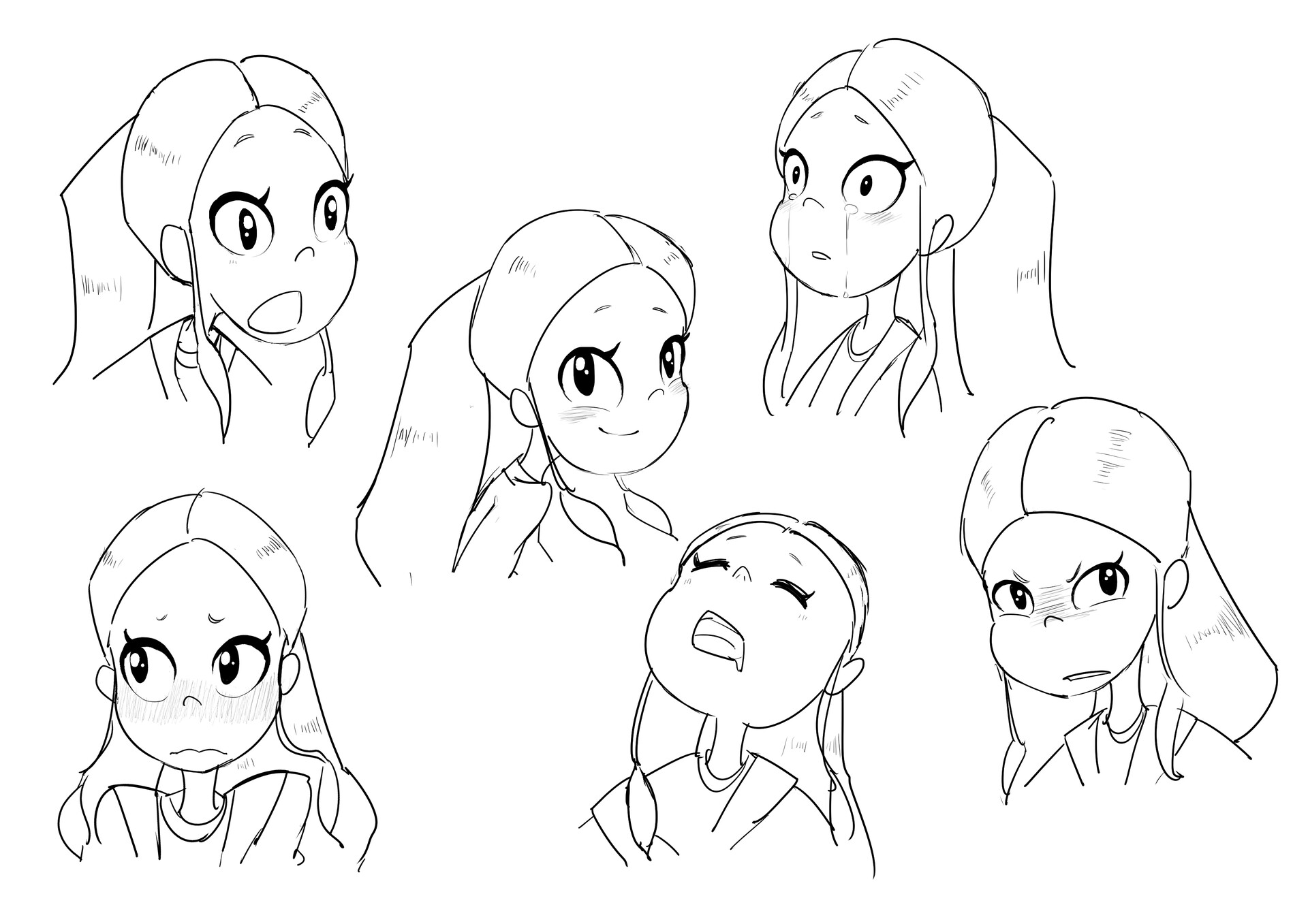 ArtStation - Character Study (Sketch)