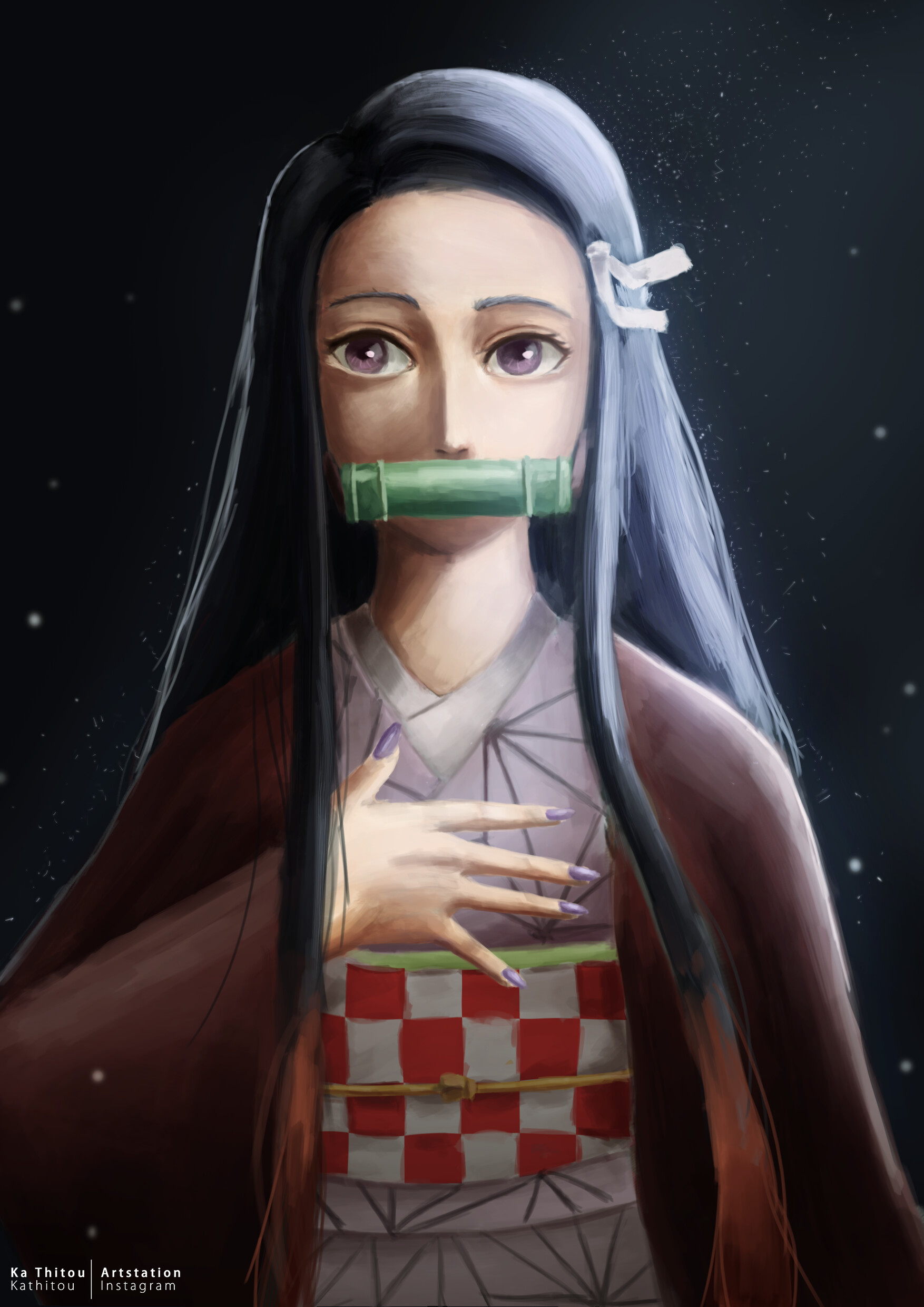 ArtStation - Nezuko from Kimetsu no Yaiba