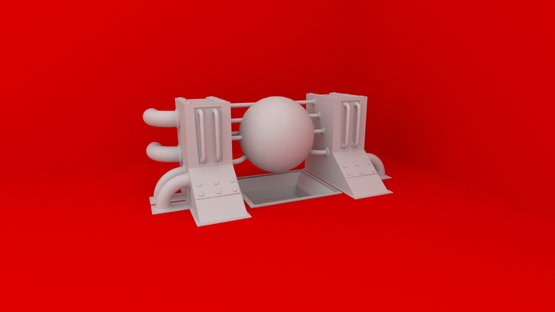 ArtStation - Red Alert Tesla Reactor Model