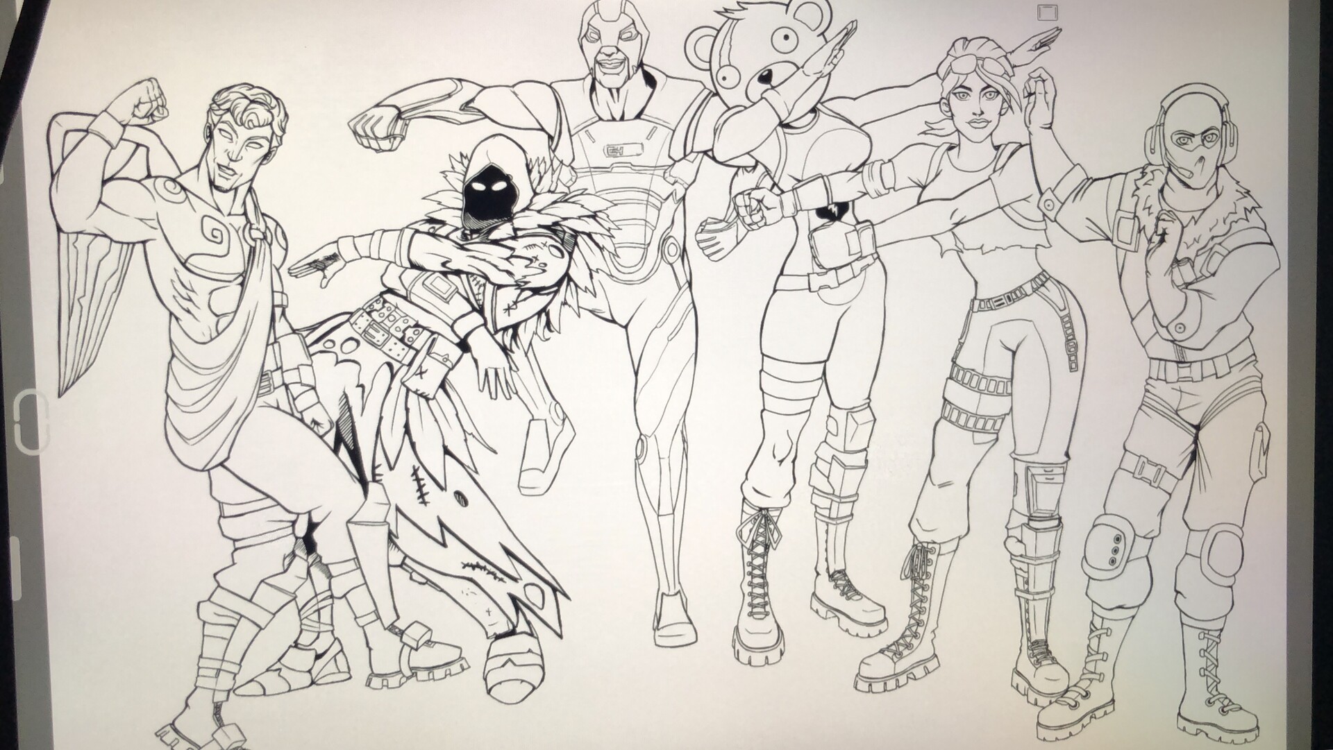 how to draw fortnite dance