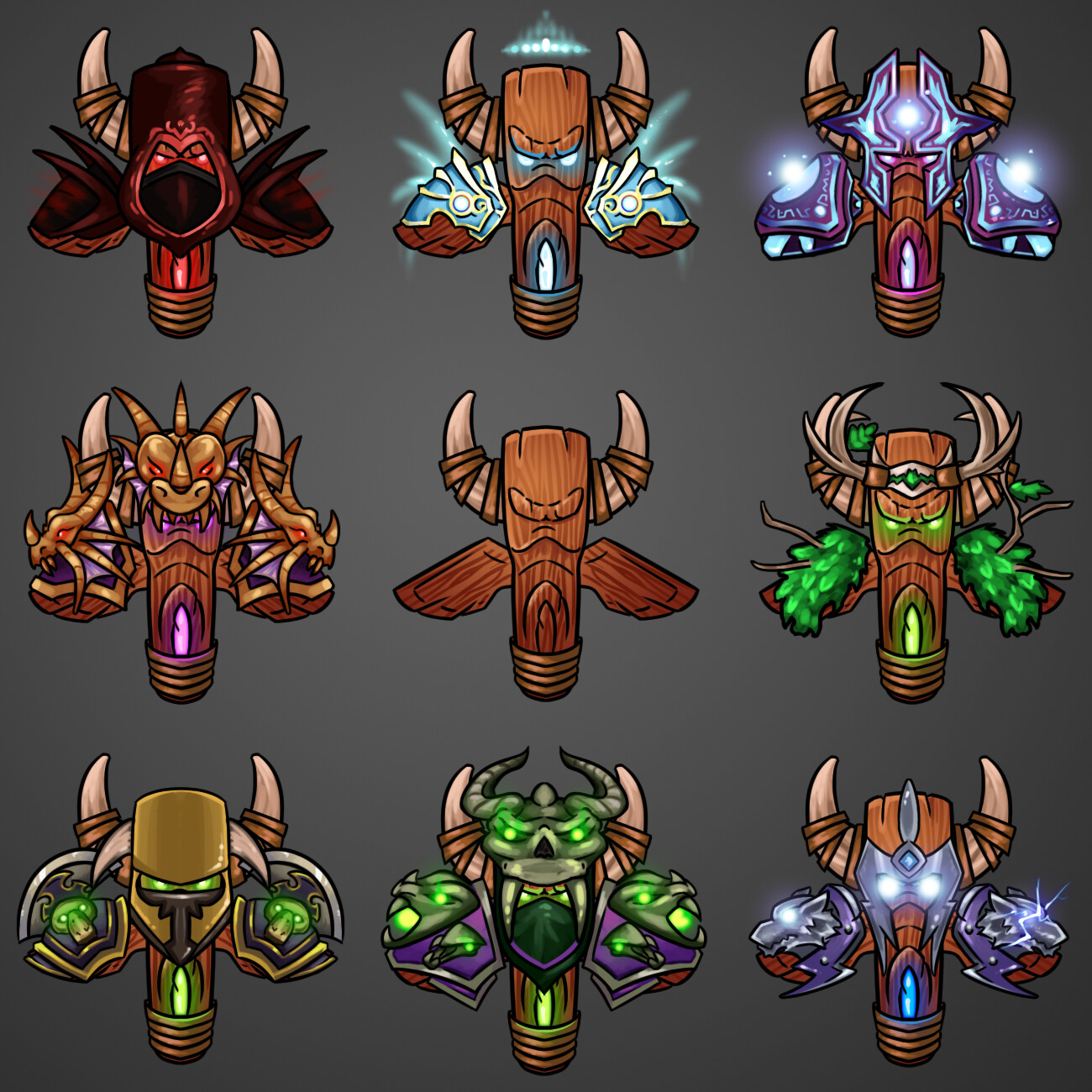 ArtStation - Class Totems.