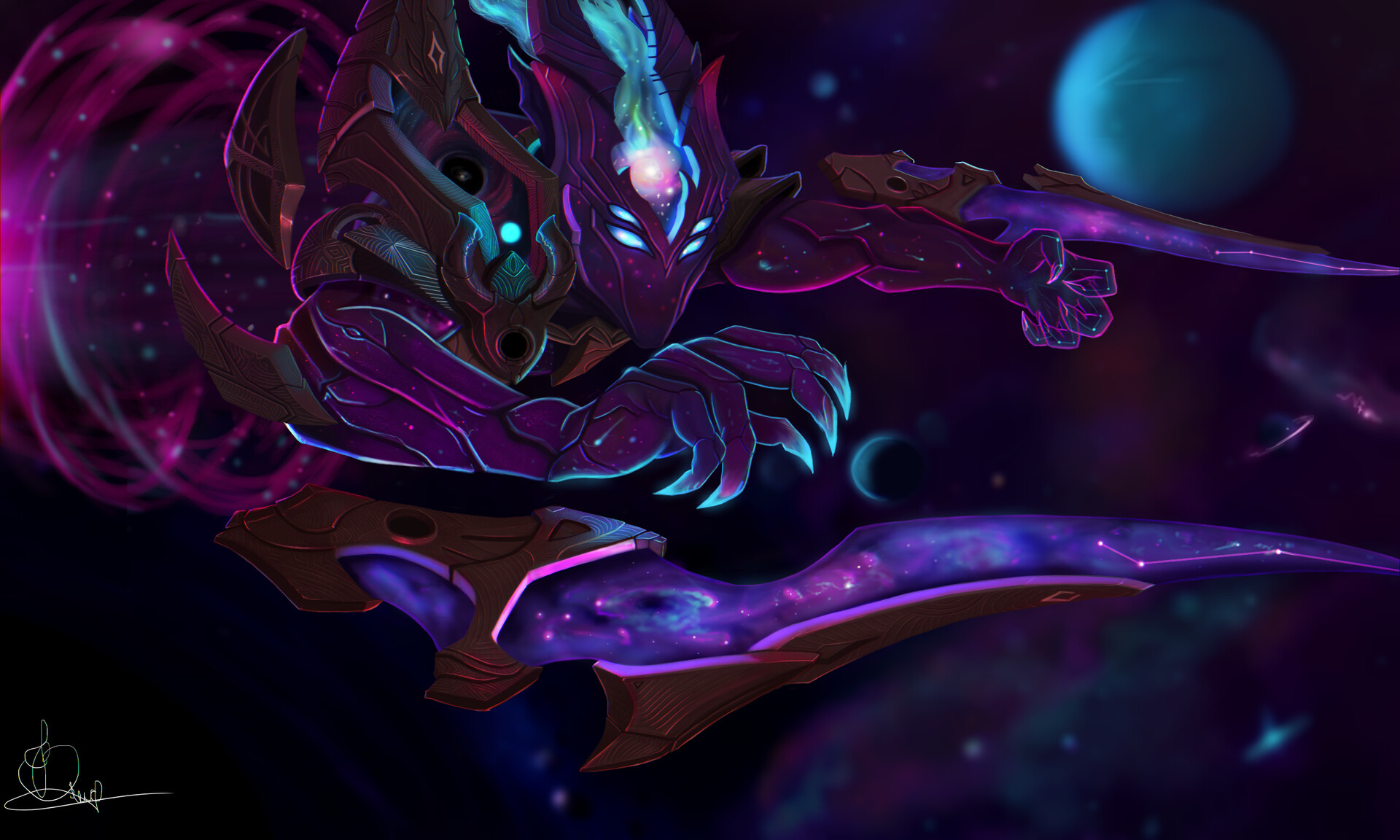 ArtStation - Dark Cosmic Nocturne